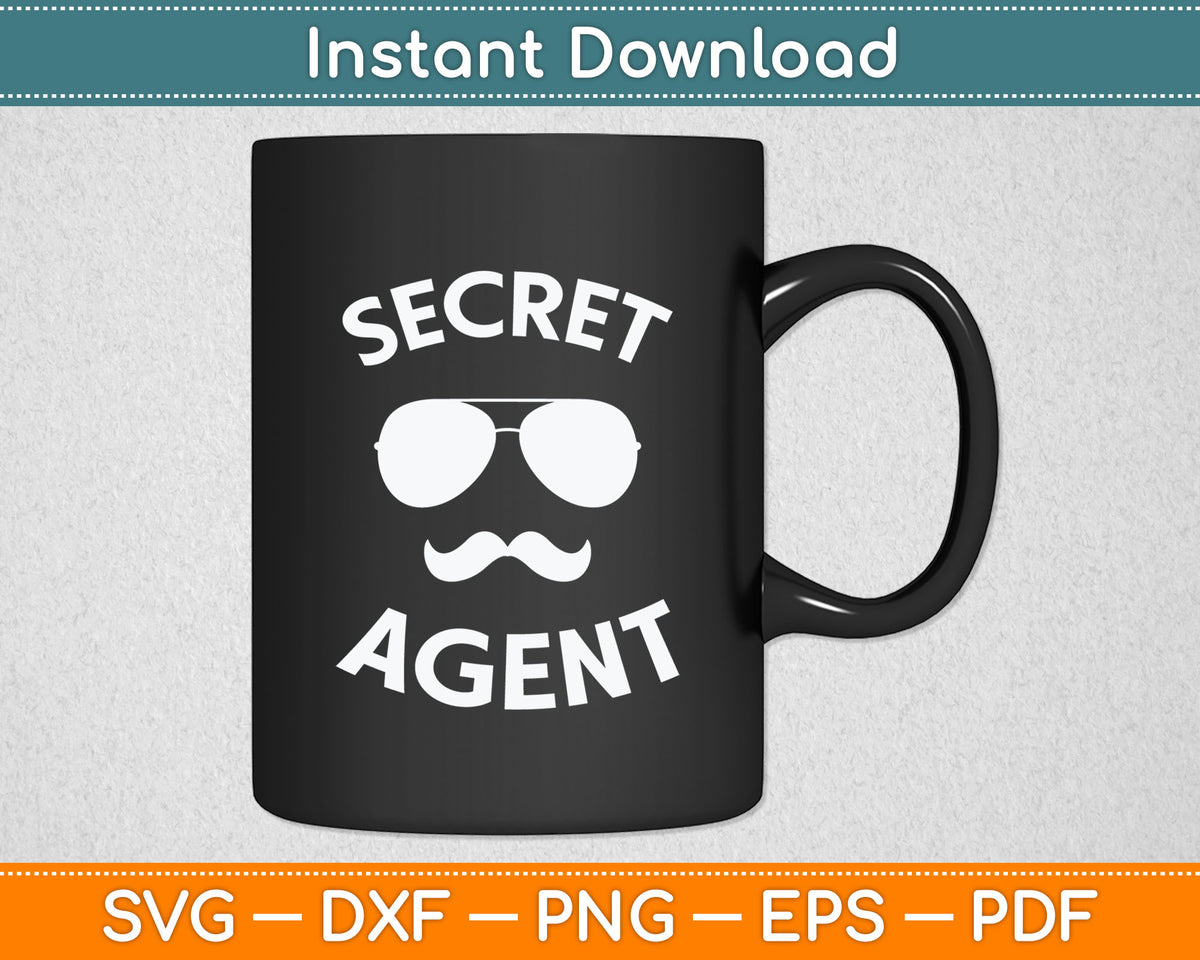 Secret Agent Halloween Funny Svg Digital Cutting File – artprintfile