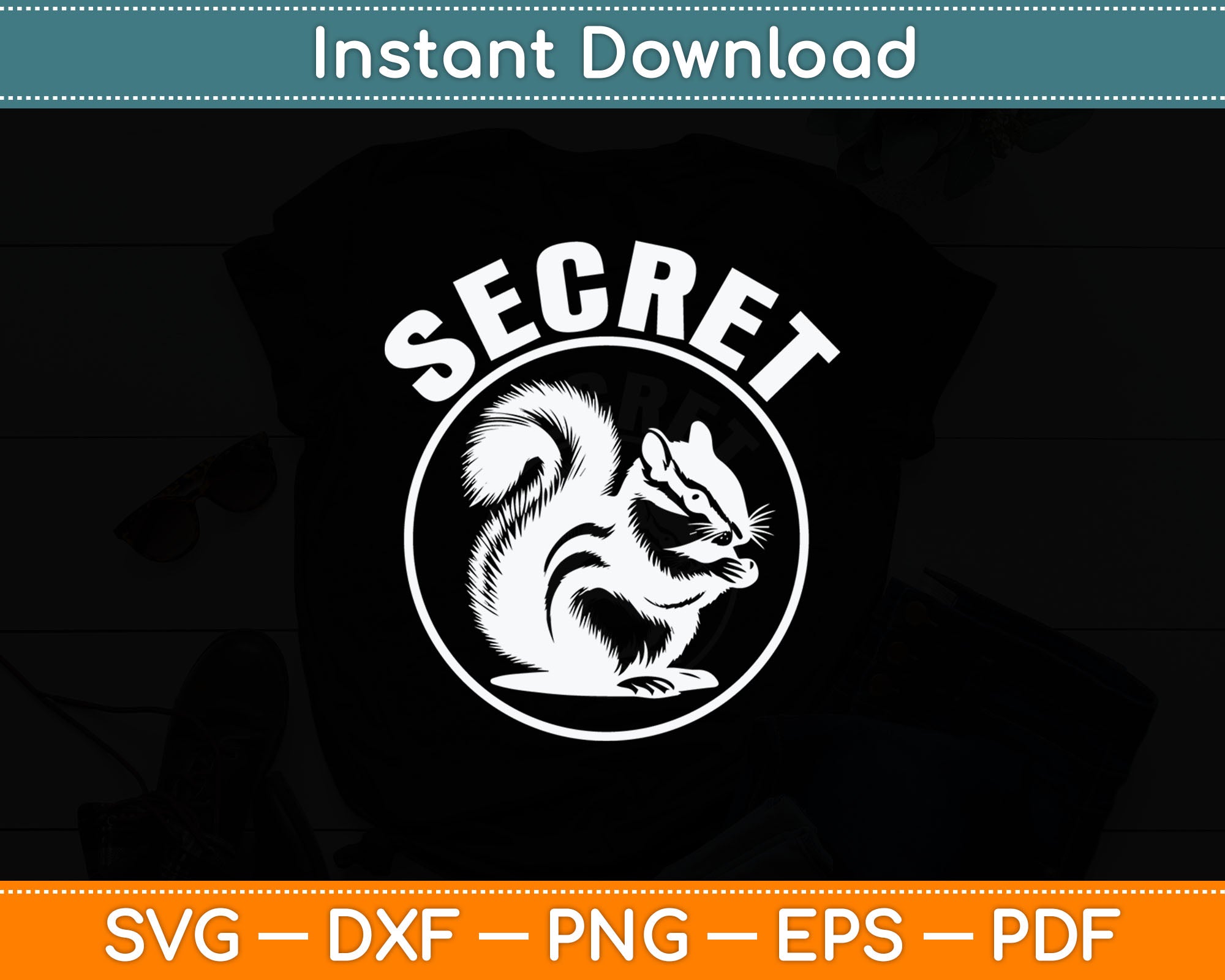 Secret Squirrel Svg Digital Cutting File – artprintfile