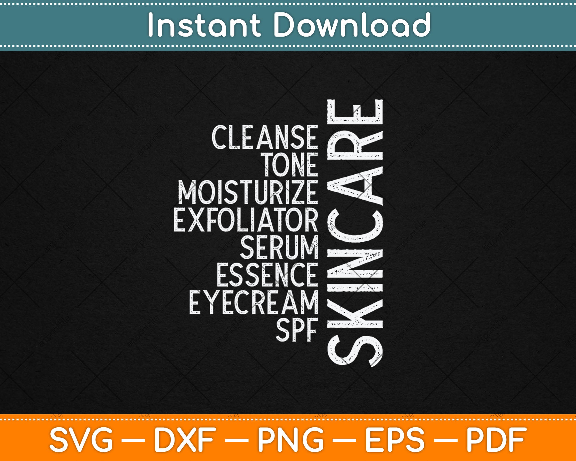 Skincare Terms Skin Cleanse Tone Esthetician Svg Digital Cutting File ...