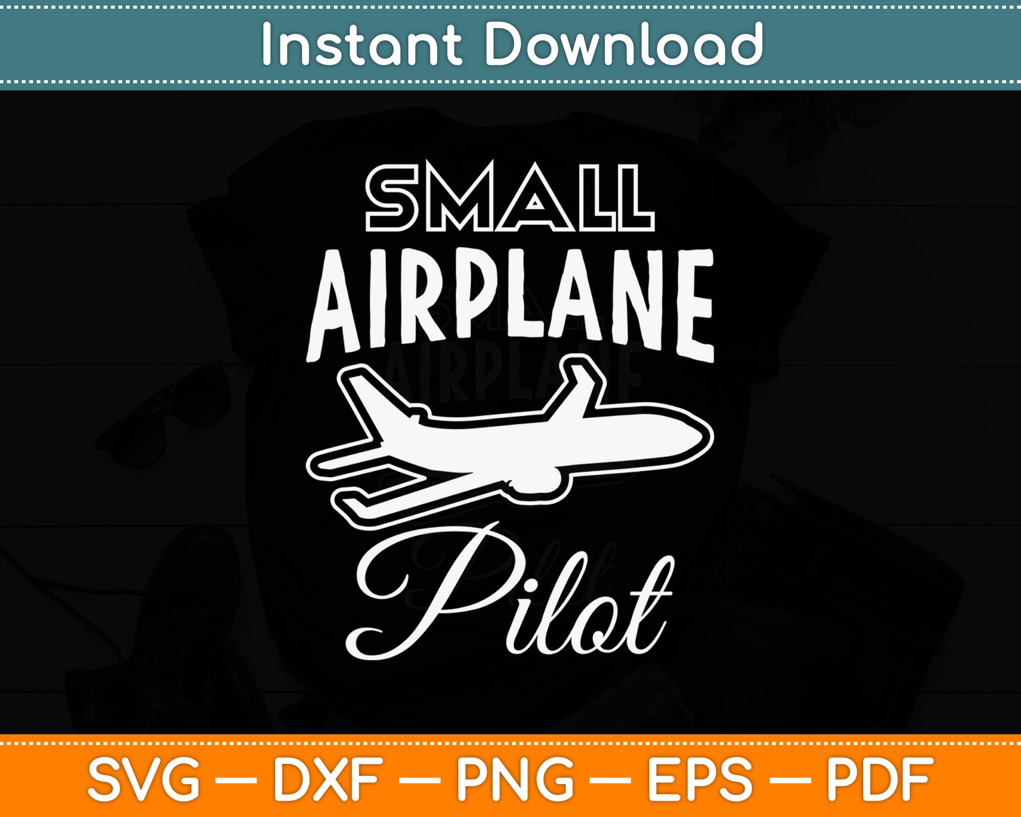 Small Airplane Pilot Private Aircraft Svg Cutting File – artprintfile