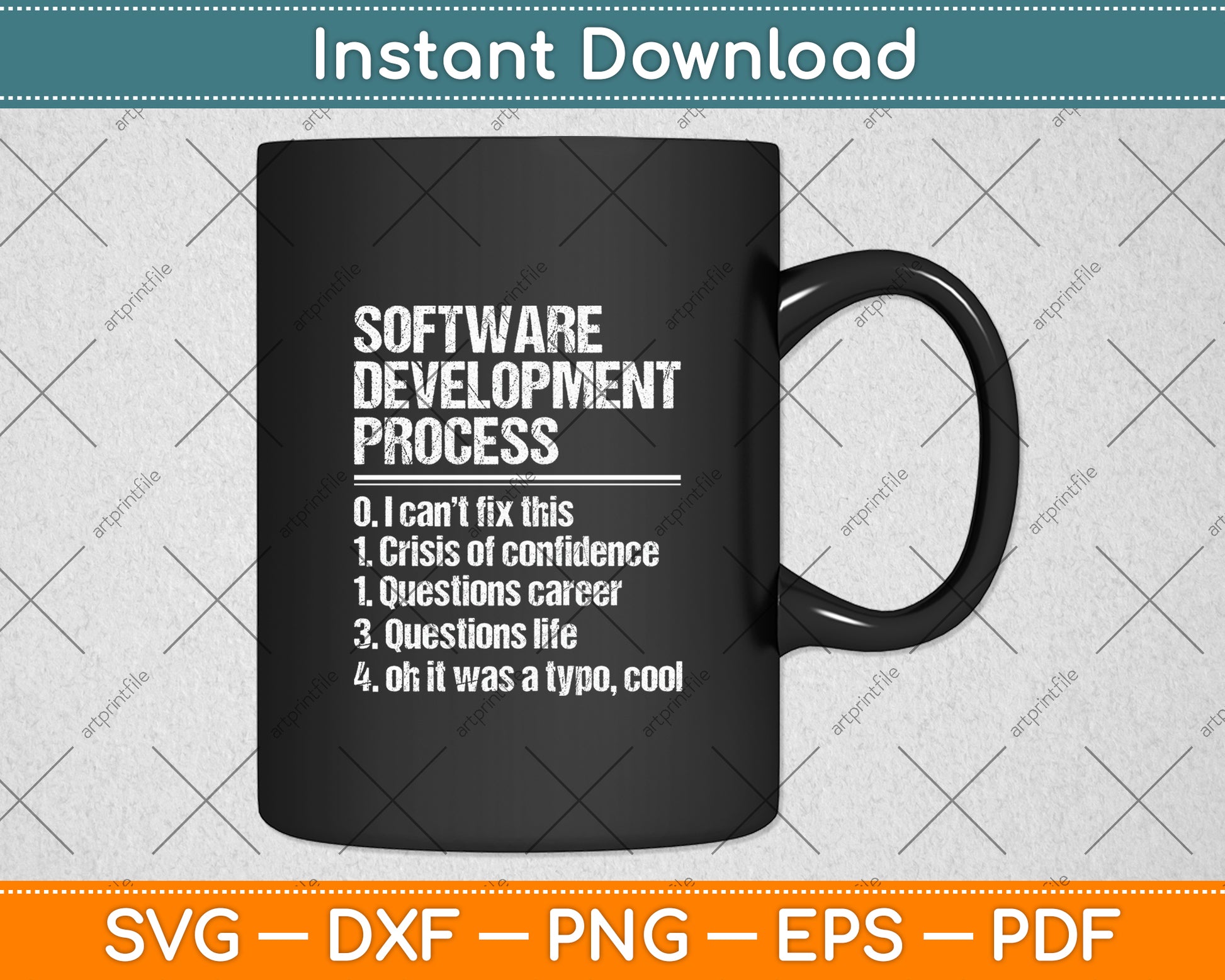 Software Development Process Coding Programming Funny Svg Cutting File – artprintfile