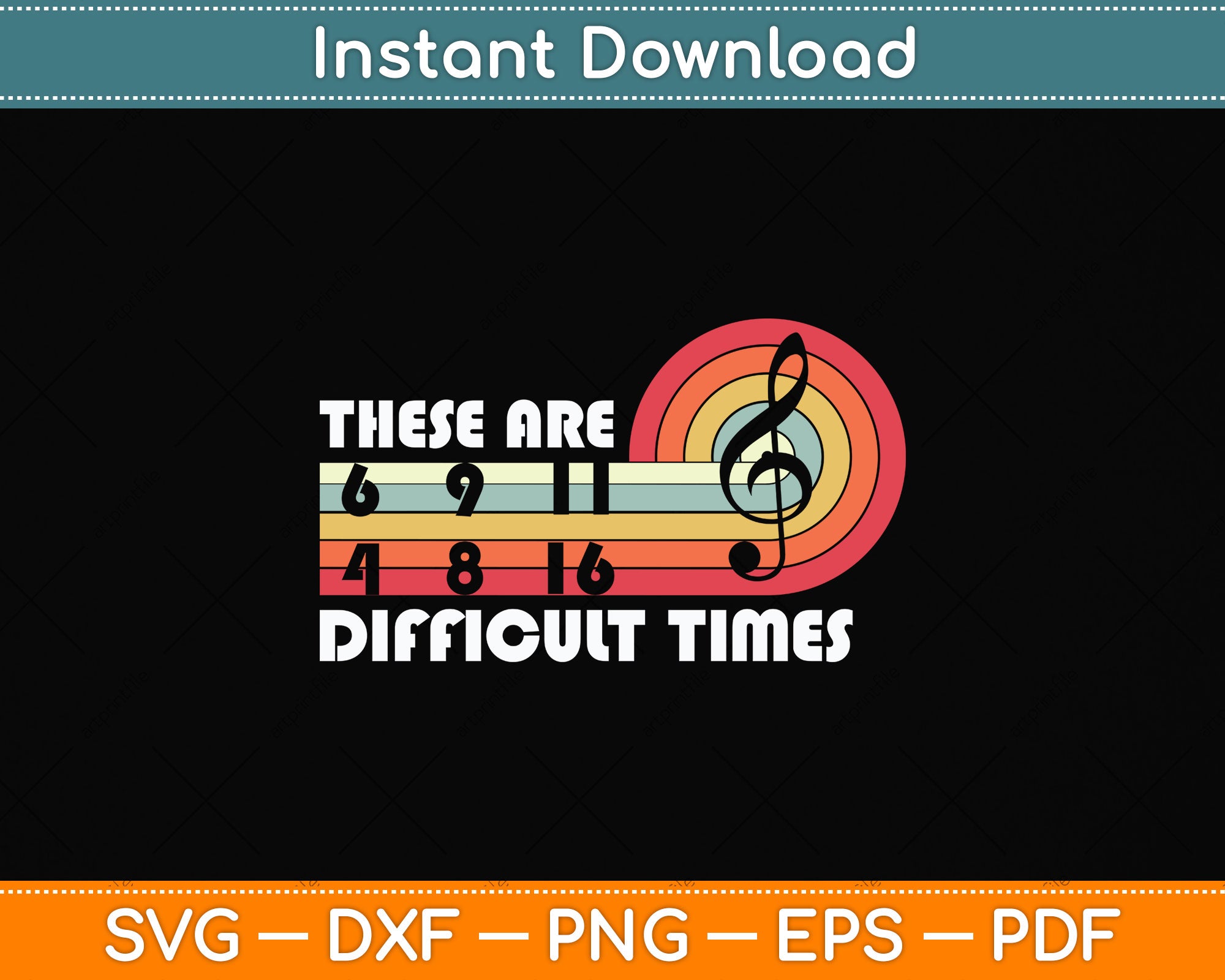 These Are Difficult Times Music Sheet Band Orchestra Musical Svg ...
