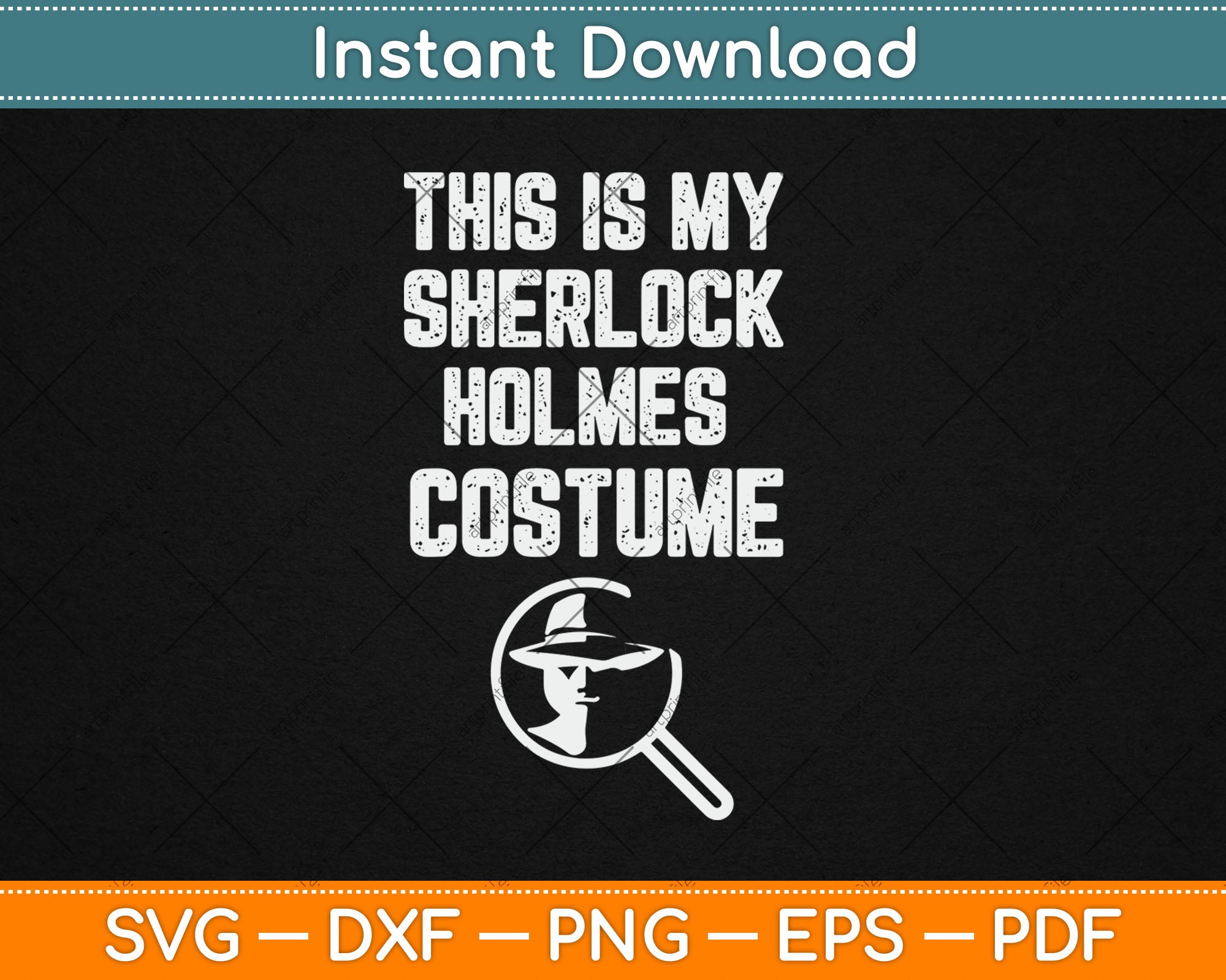 This Is My Sherlock Holmes Halloween Costume Lazy Detective Svg File ...