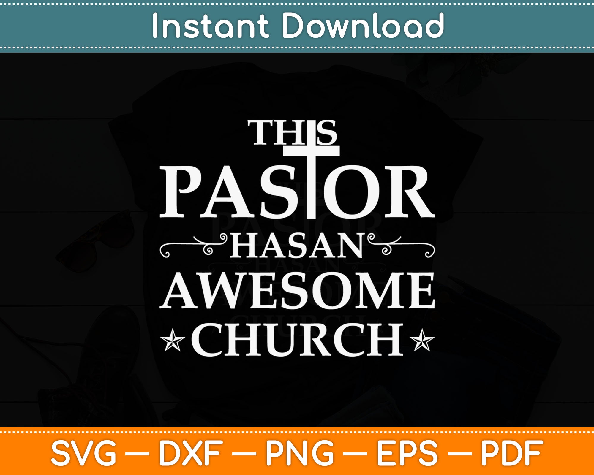 This Pastor Awesome Church Svg Digital Cutting File – artprintfile