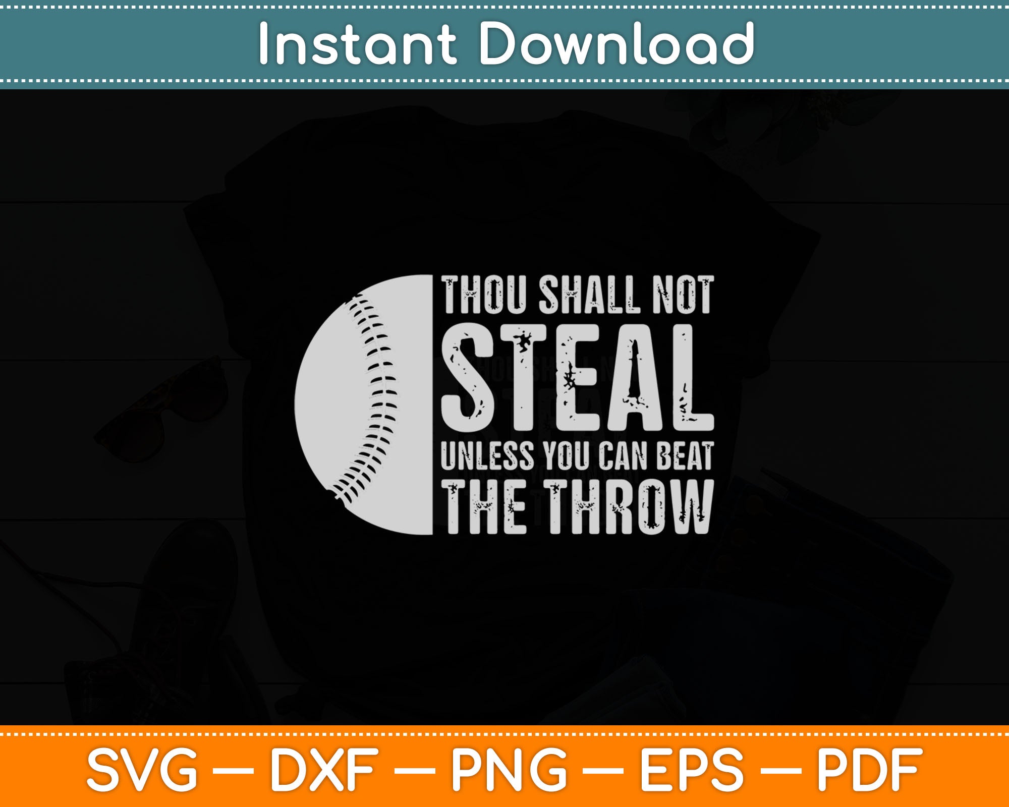 Thou Shall Not Steal Unless You Can Beat The Throw Svg Printable File ...