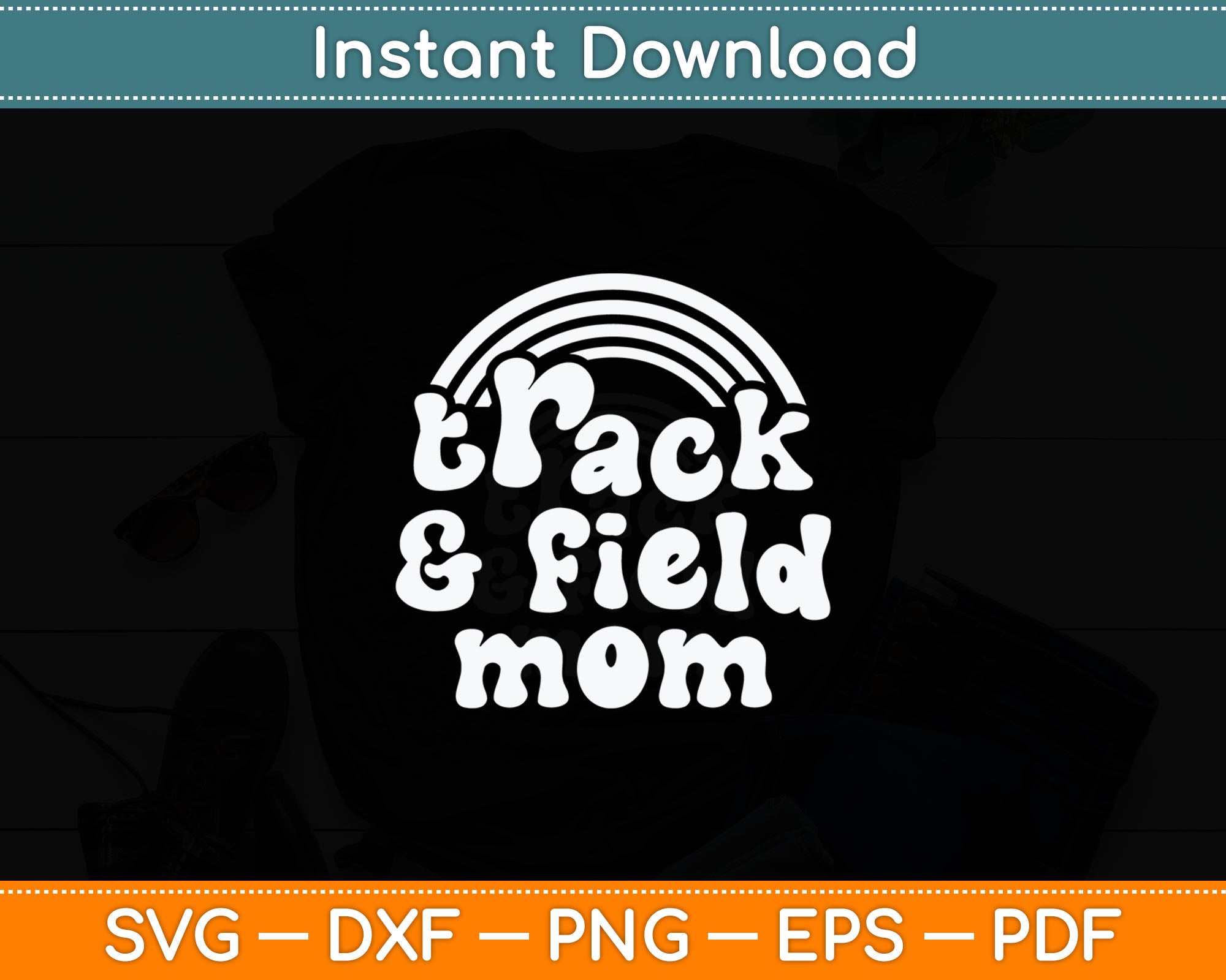 Track Mom Track And Field Mom Runner Running Mother's Day Svg File ...