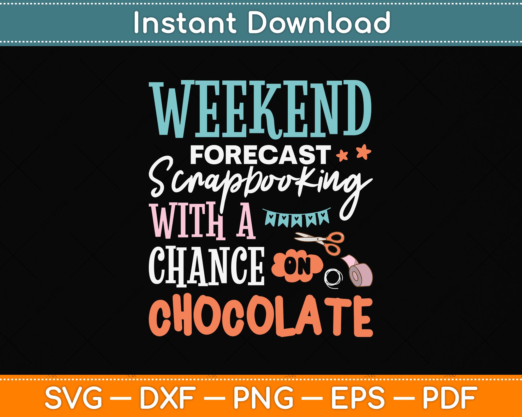Weekend Forecast Scrapbooking Funny Svg Cutting File – artprintfile