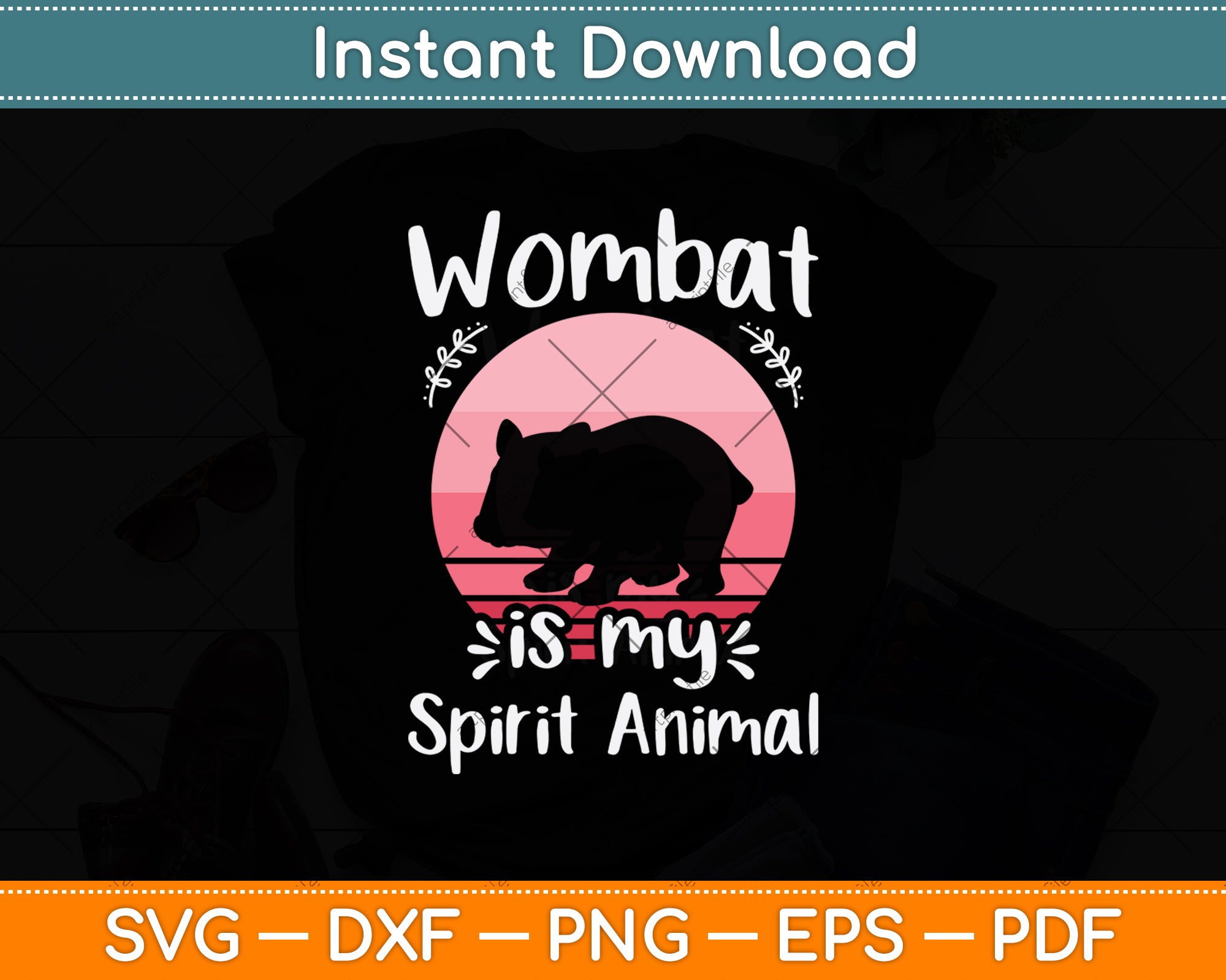 Wombat Is My Spirit Animal Svg Cutting File – artprintfile