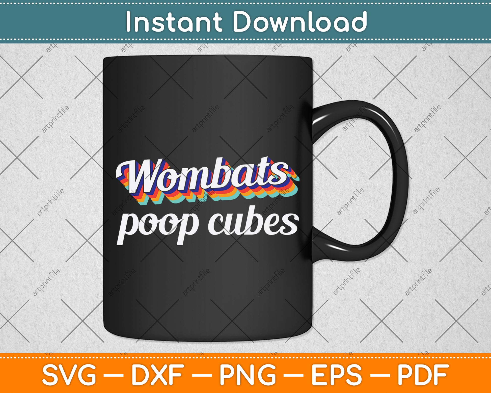 Wombats Poop Cubes Svg Cutting File – artprintfile