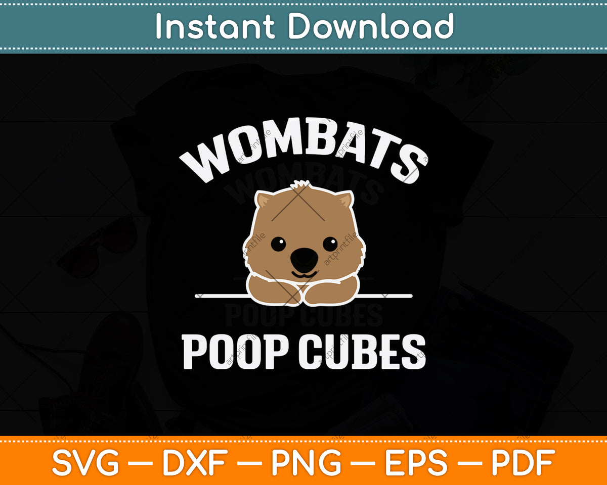 Wombats Poop Cubes Svg Cutting File – artprintfile
