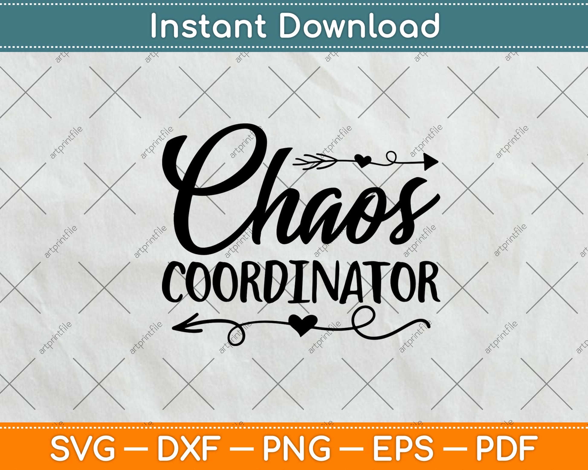 Chaos Coordinator Svg Cutting File – artprintfile