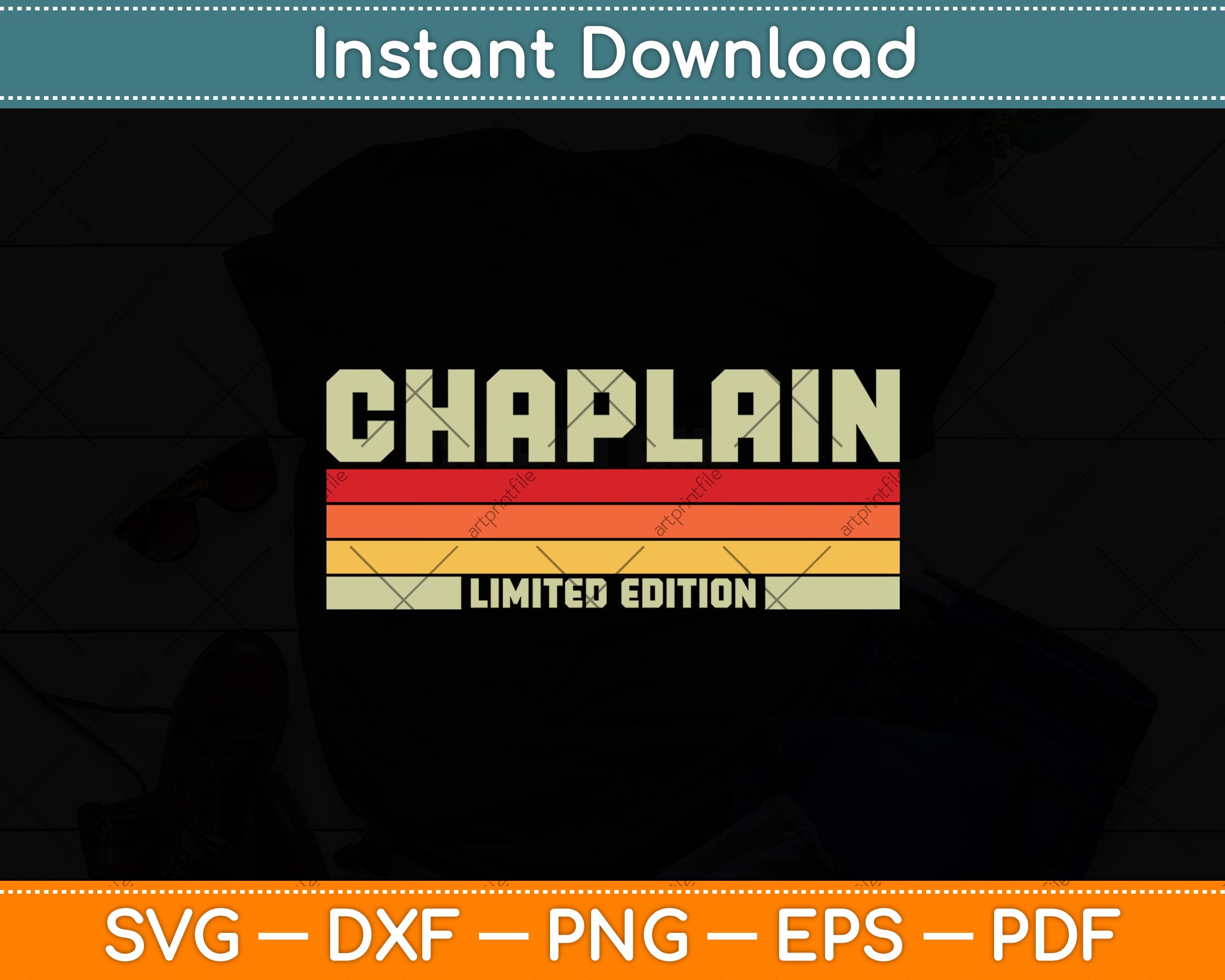 Chaplain Limited Edition Funny Job Title Profession Birthday Svg File ...