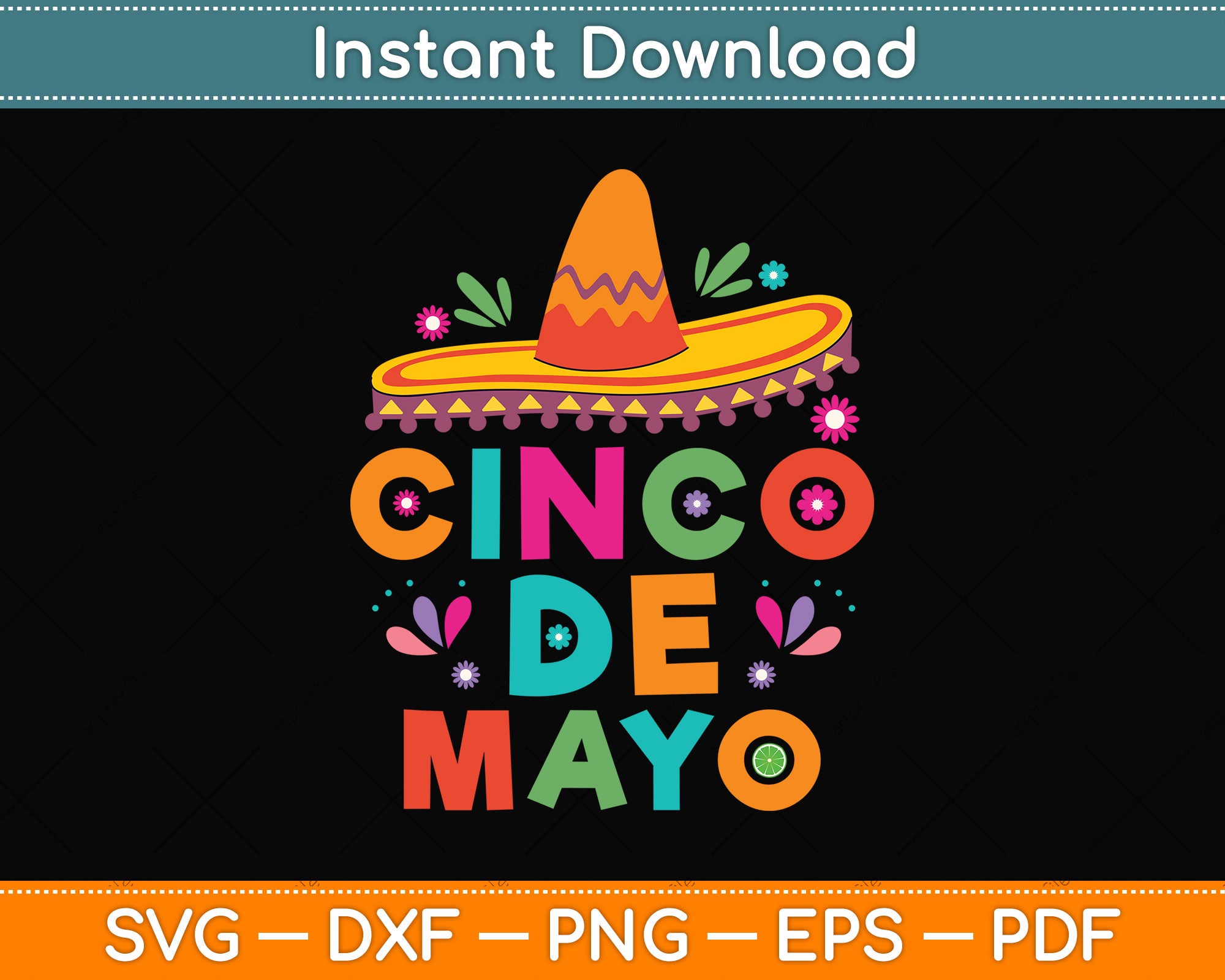 Cinco De Mayo Svg Cutting File – artprintfile