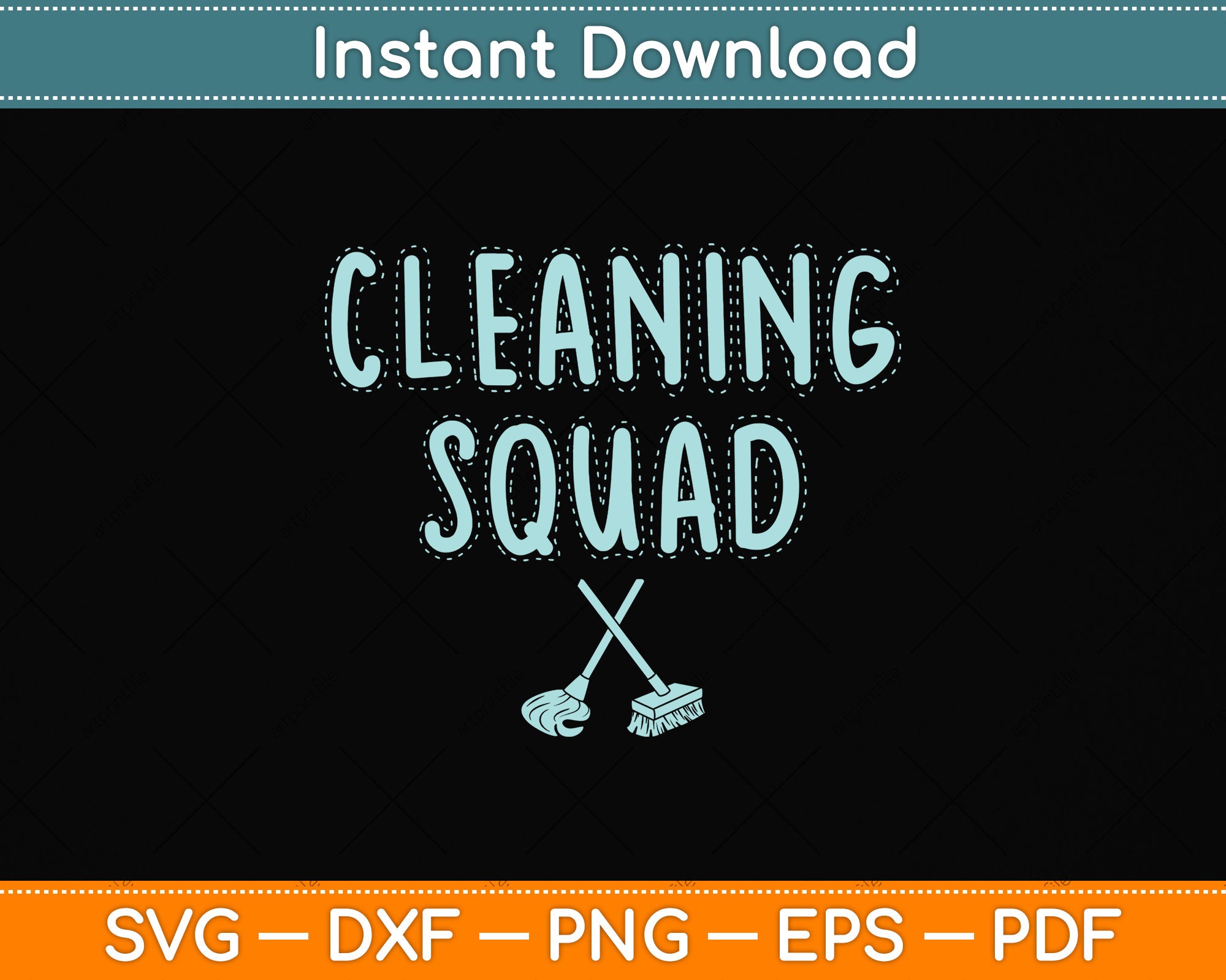 Cleaning Squad Funny Svg Cutting File – artprintfile