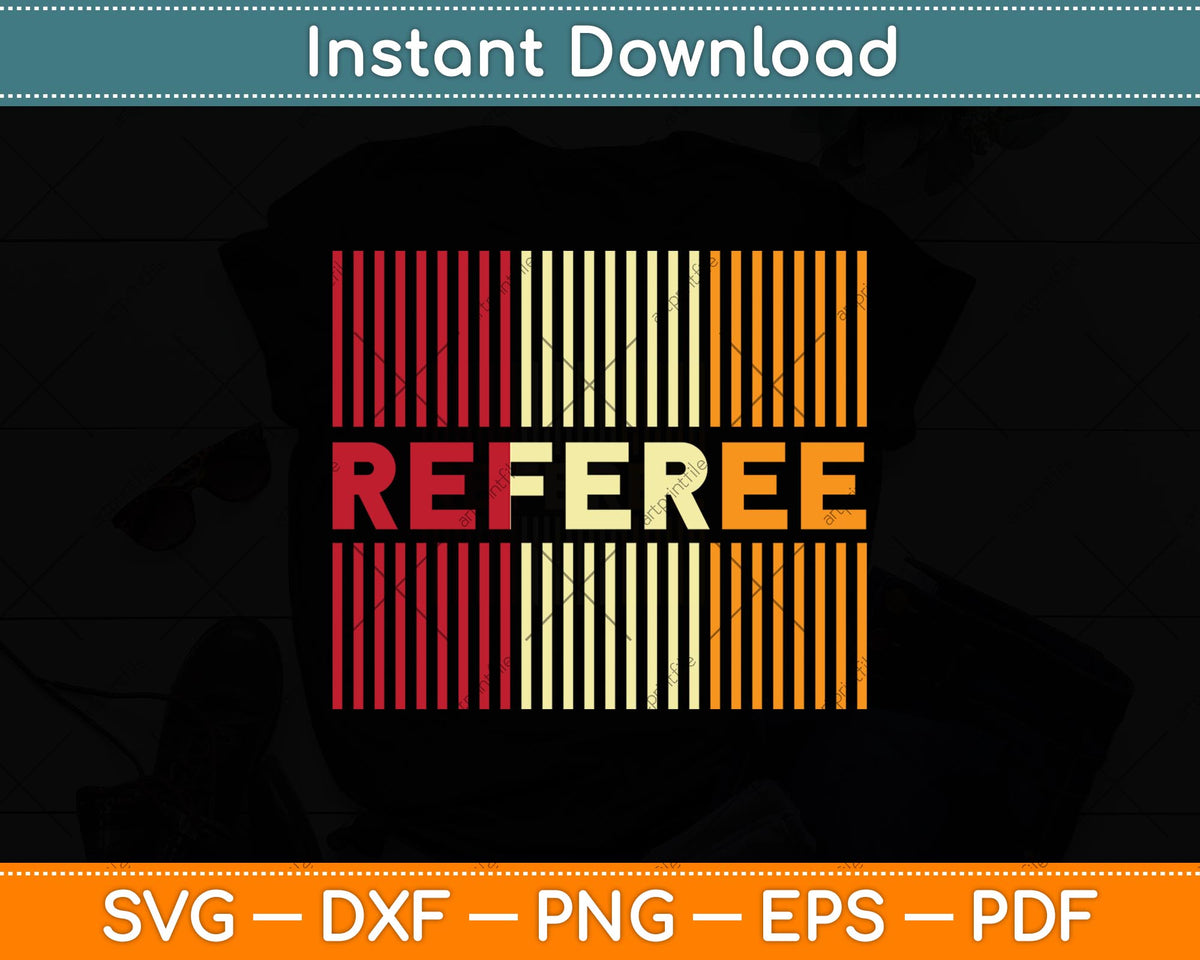 Colored Referee Svg Png Dxf Cutting File – artprintfile