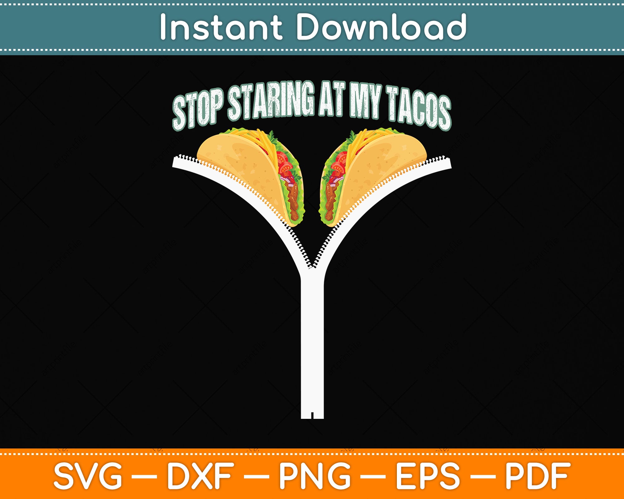 Funny Mexican Stop Staring At My Tacos Cinco De Mayo Svg File ...