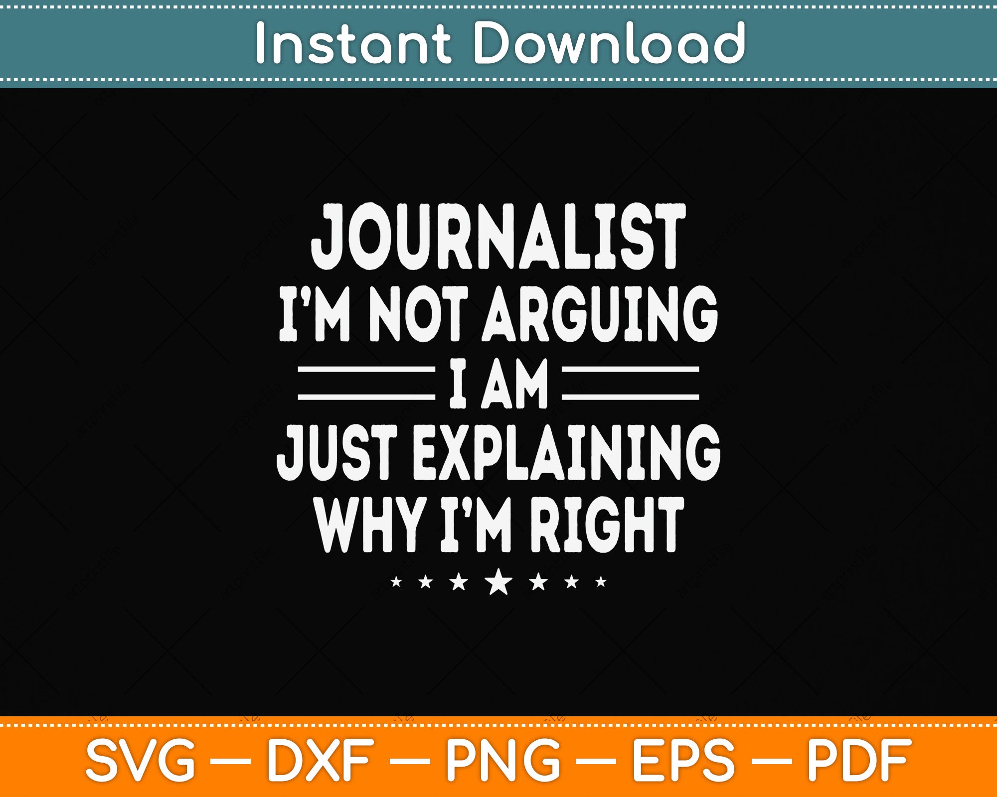 Journalist I’m Not Arguing I’m Just Explaining Svg Cutting File ...