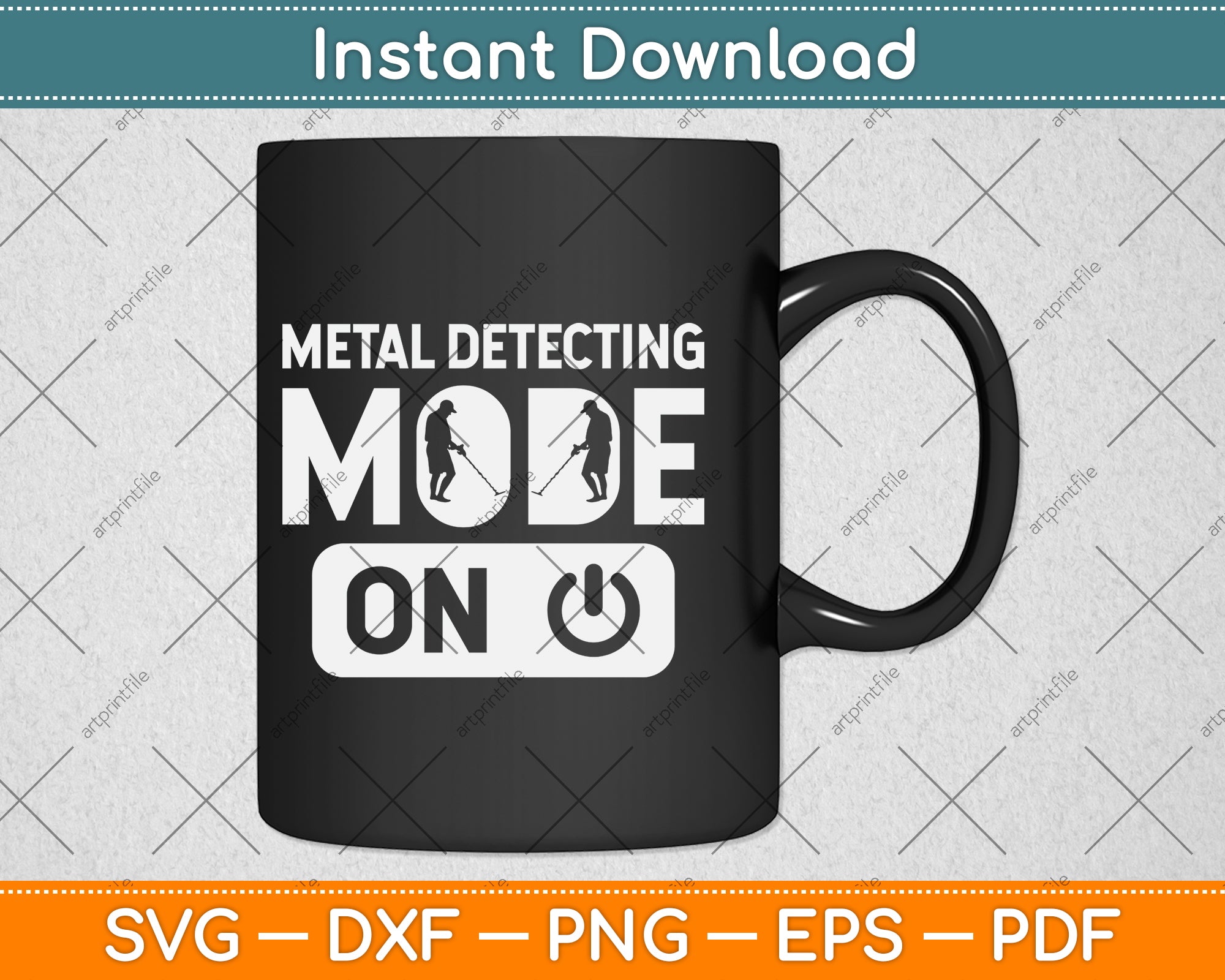 Metal Detecting Mode On Svg Cutting File – artprintfile