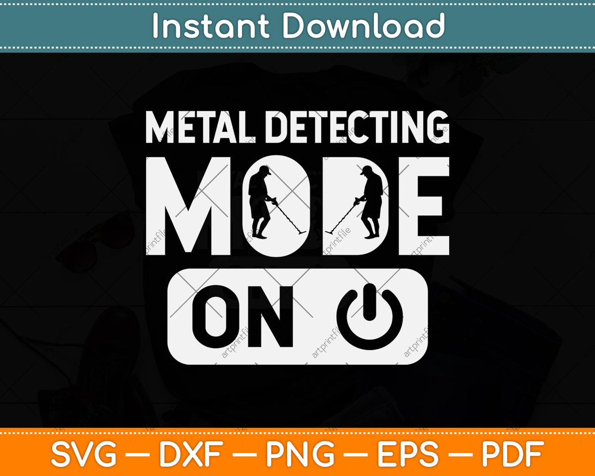 Metal Detecting Mode On Svg Cutting File – artprintfile