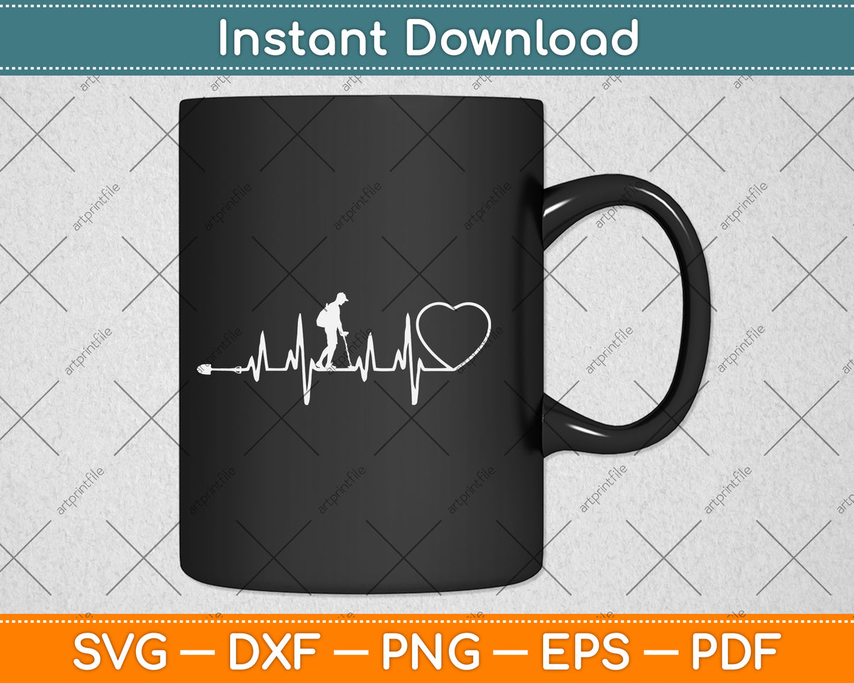 Metal Detector Heartbeat Svg Cutting File – artprintfile