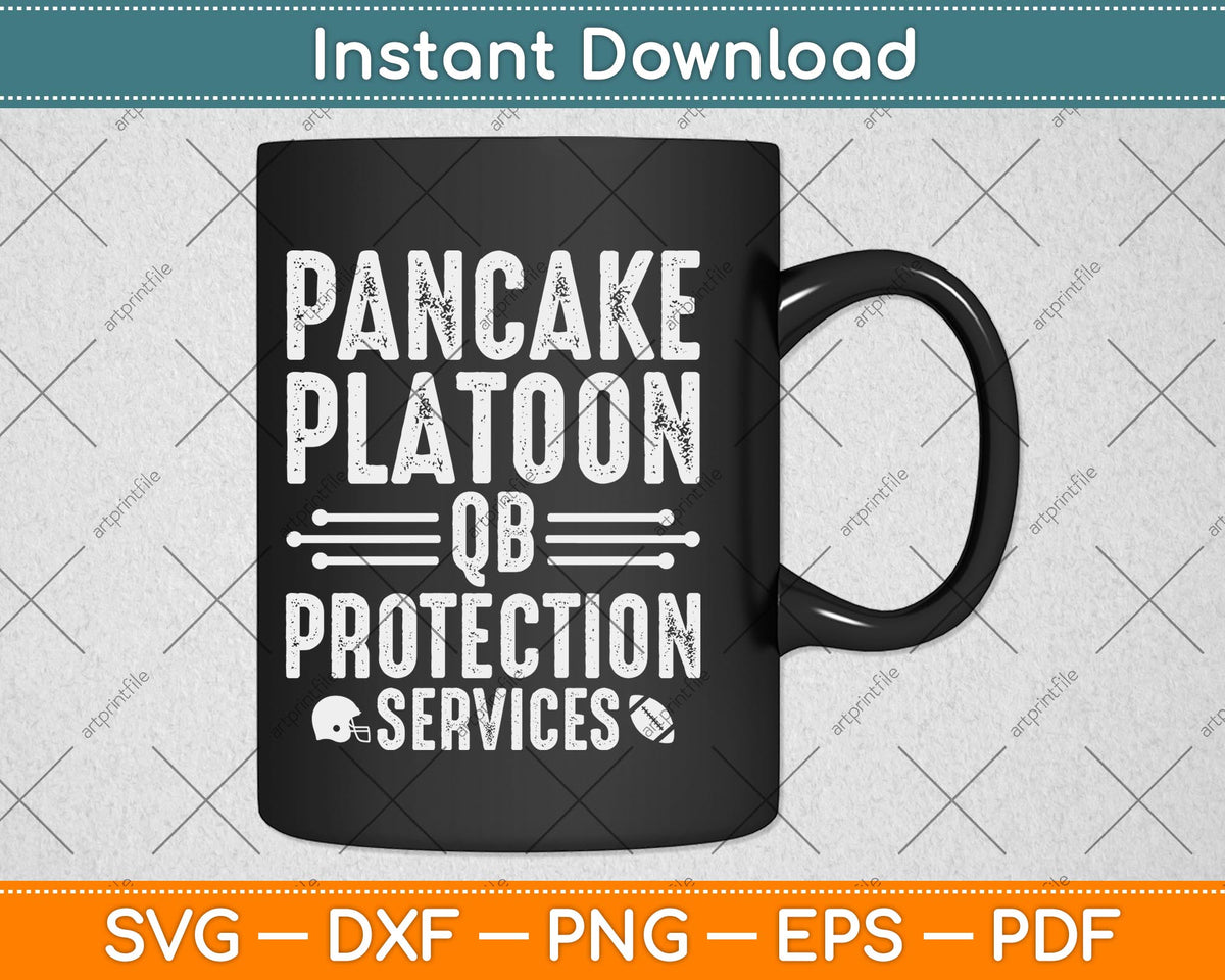 Pancake Platoon Qu Protection Services Svg Png Dxf File – artprintfile