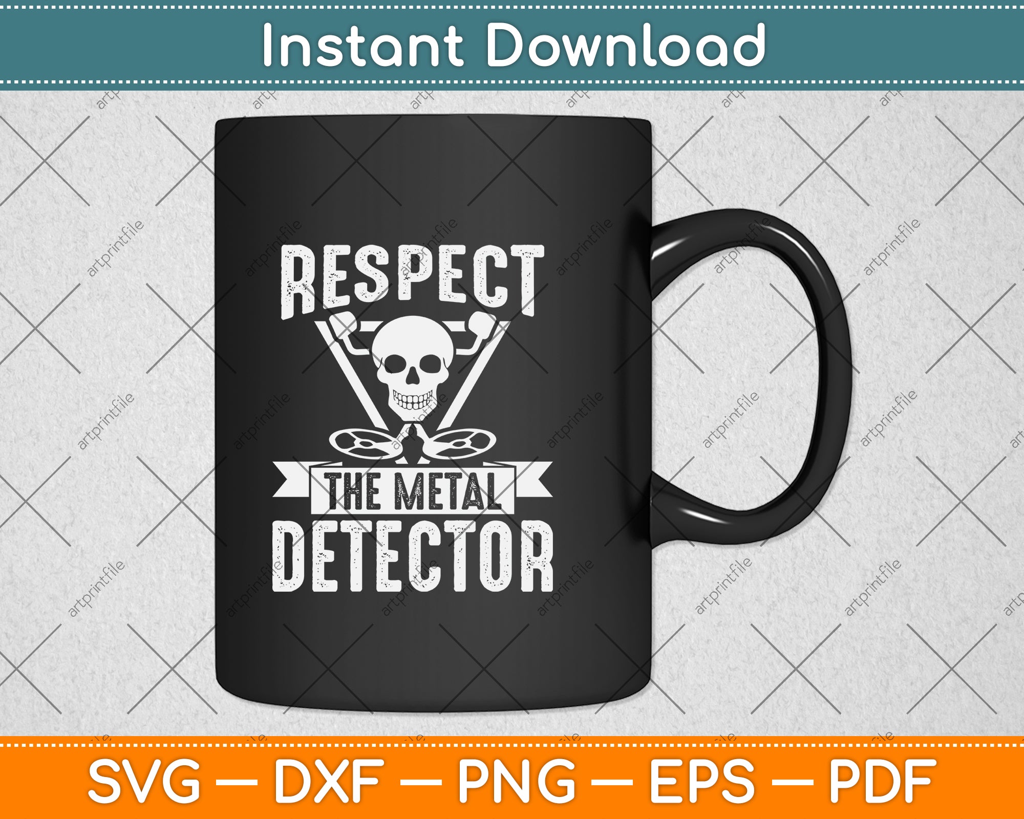 Respect The Metal Detector Svg Cutting File – artprintfile