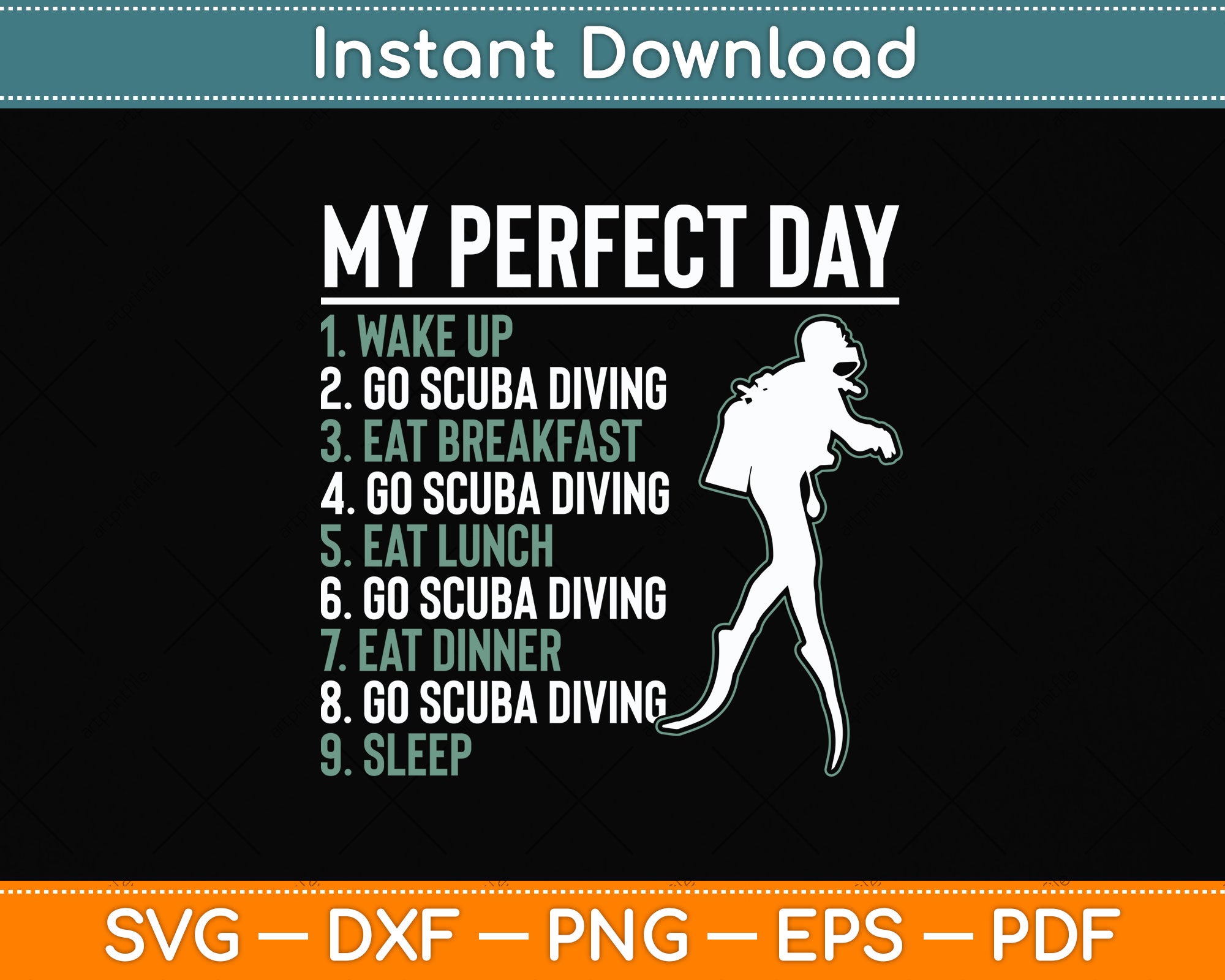 Scuba Diving Funny Svg Cutting File – artprintfile
