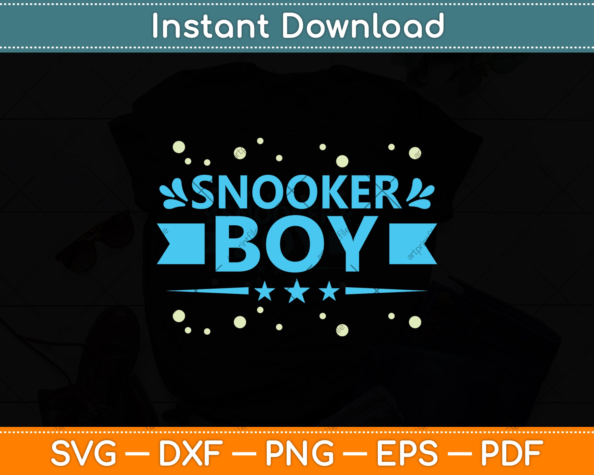 Snooker Boy - Snooker Player Svg Cutting File – artprintfile