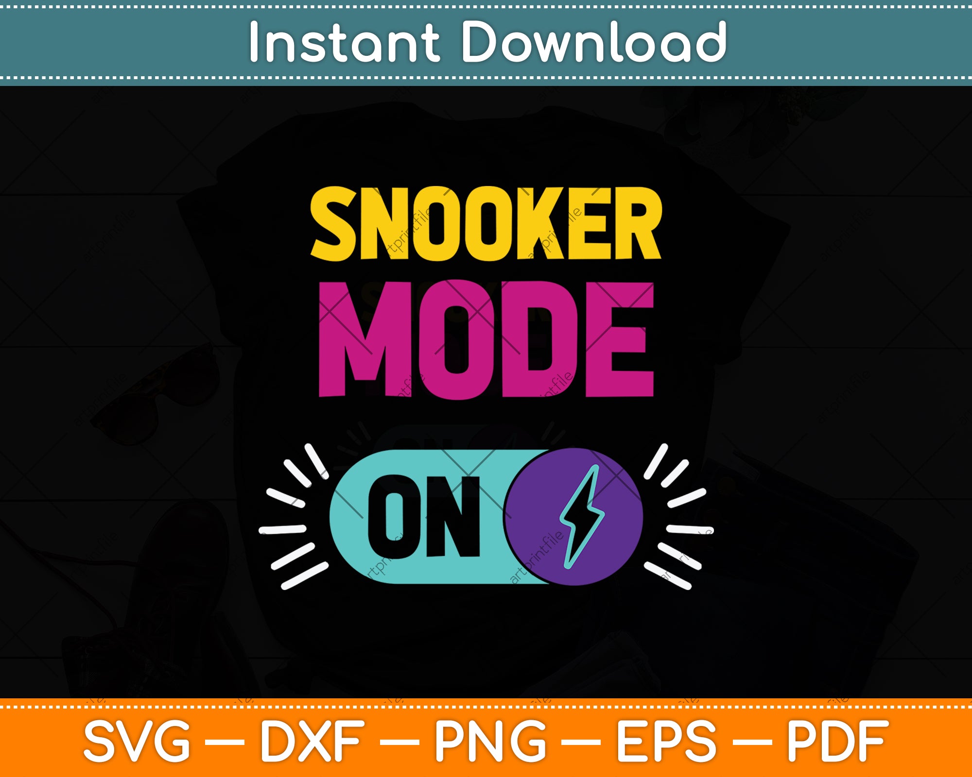 Snooker Mode On Funny Snooker Player Svg Cutting File – artprintfile