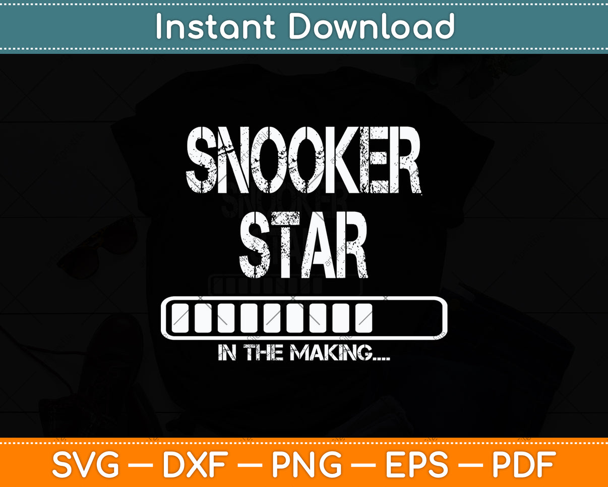Snooker Star In The Making Billiard Sports Snooker Players Svg File ...