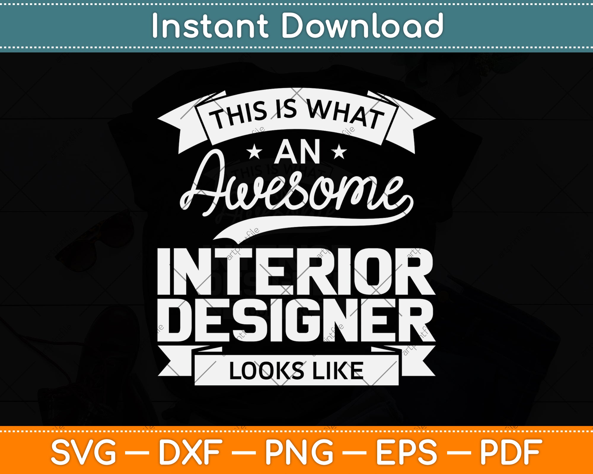 This Is What An Awesome Interior Designer Looks Like Svg Cutting File ...