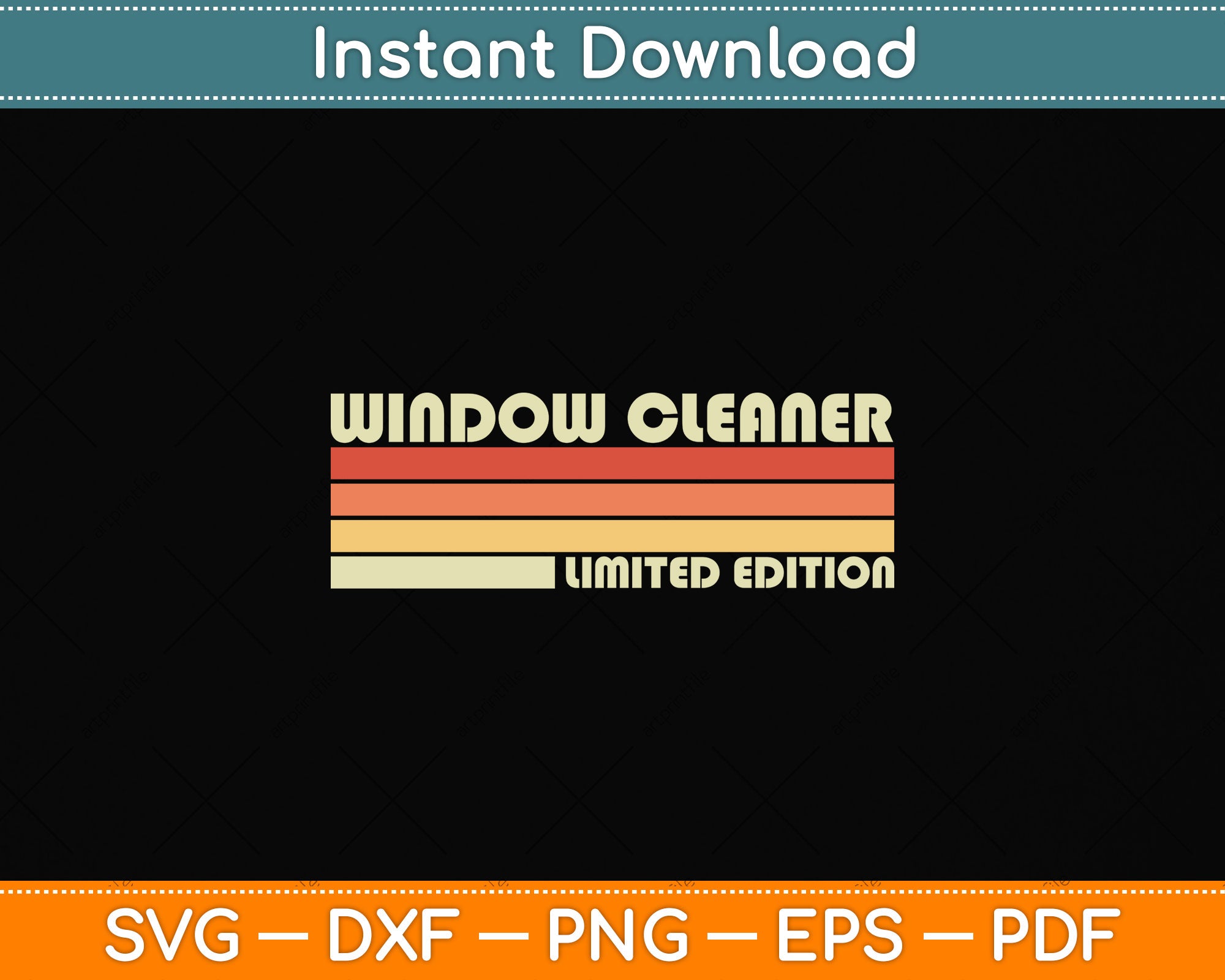 Window Cleaner Limited Edition Funny Birthday Svg Cutting File ...