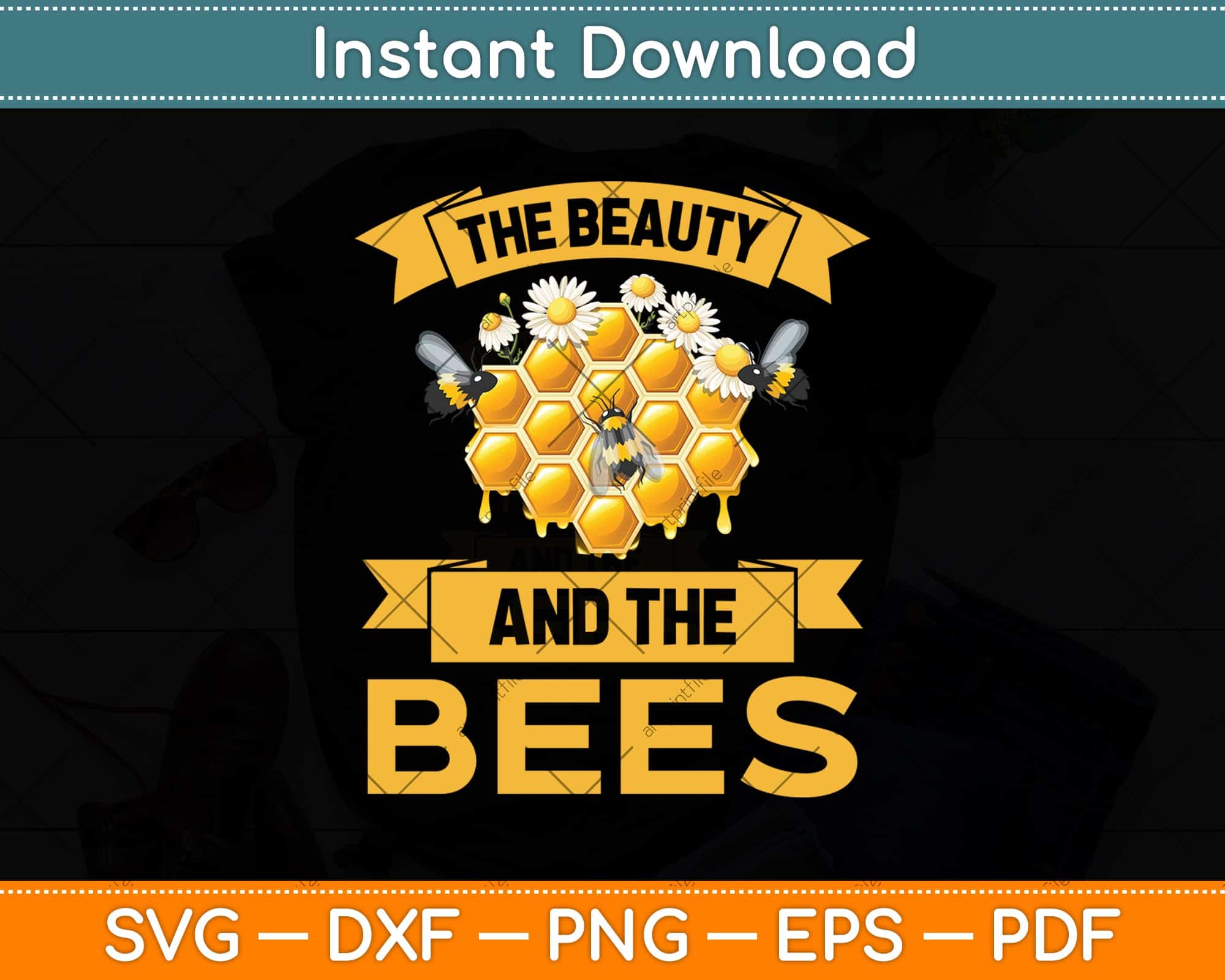 Beekeeper The Beauty And The Bees Svg Cutting File – artprintfile