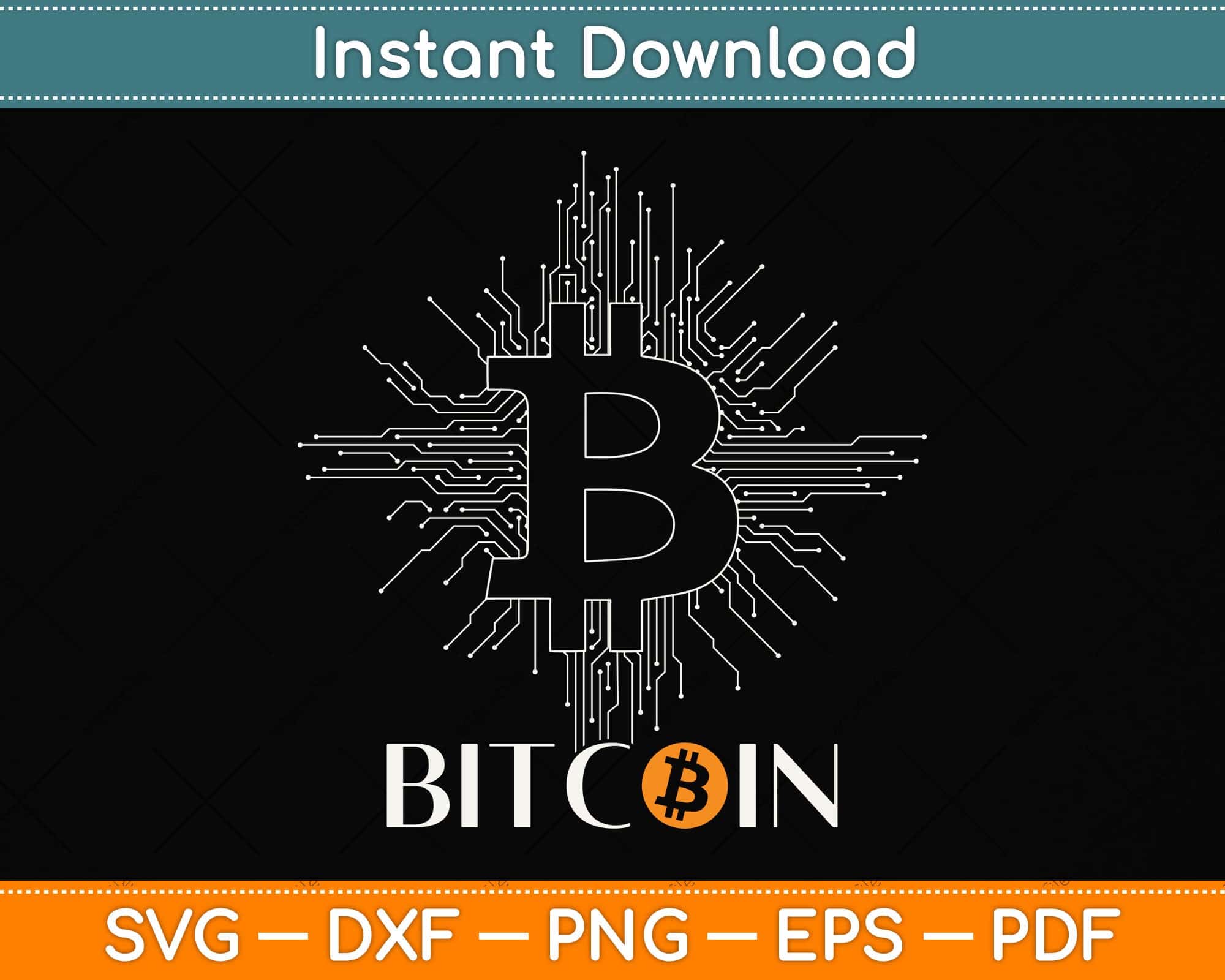 Bitcoin BTC Svg Cutting File – artprintfile