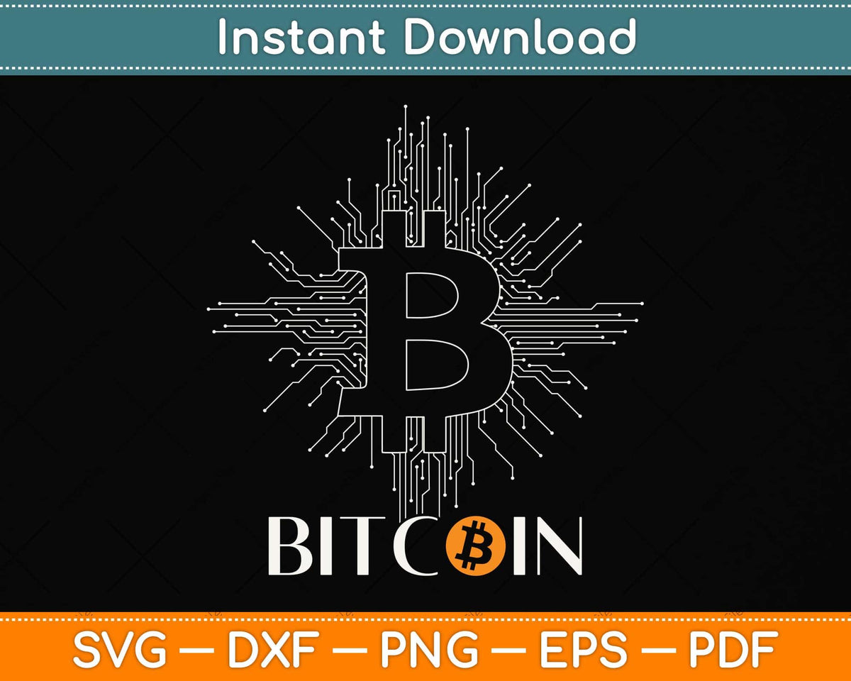 Bitcoin BTC Svg Cutting File – artprintfile
