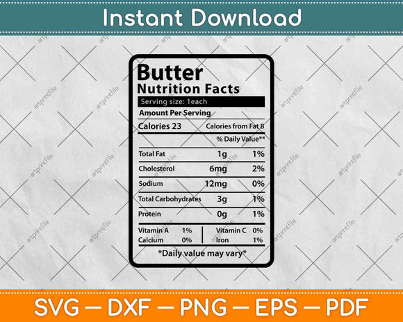Bitter Nutrition Facts Svg Png Dxf Digital Cutting File – artprintfile