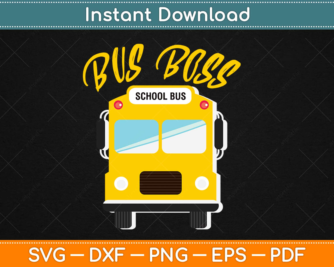 School Bus Driver svg – artprintfile