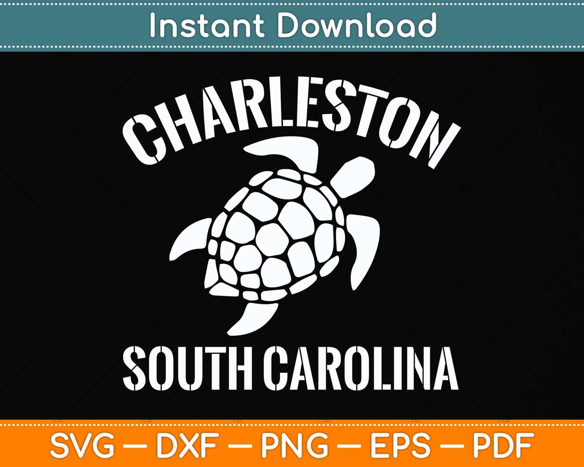 Charleston SC Beach Tribal Turtle Svg Cutting File – artprintfile