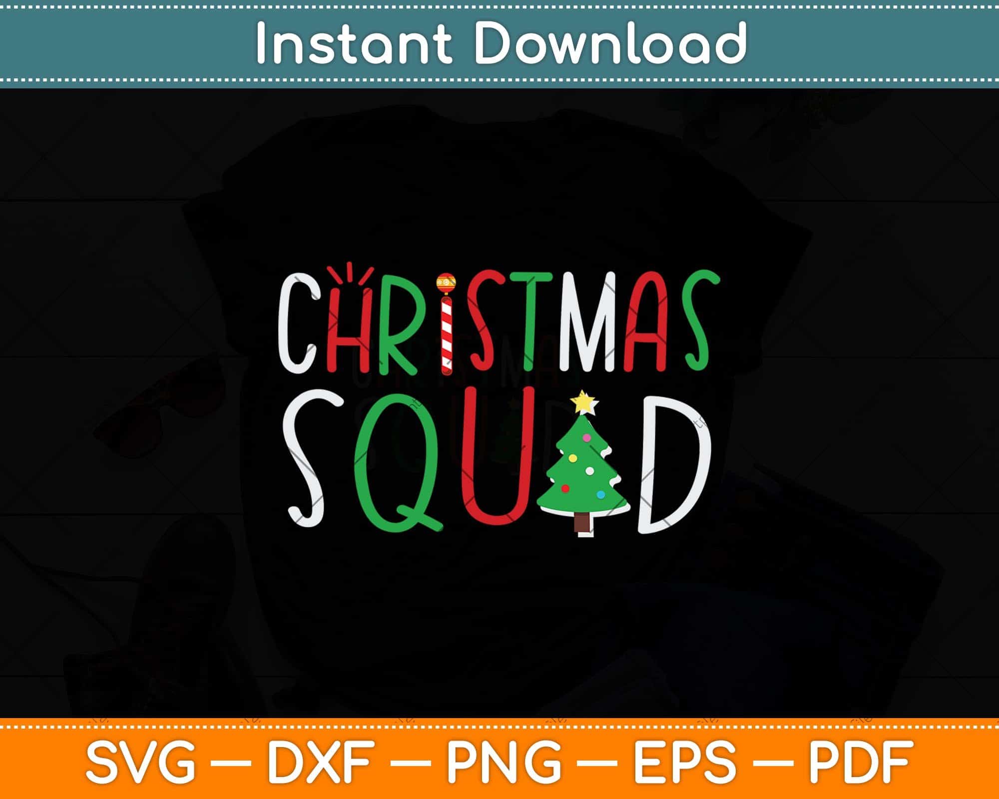 Christmas Squad Funny Xmas Family Matching Svg Cutting File – artprintfile