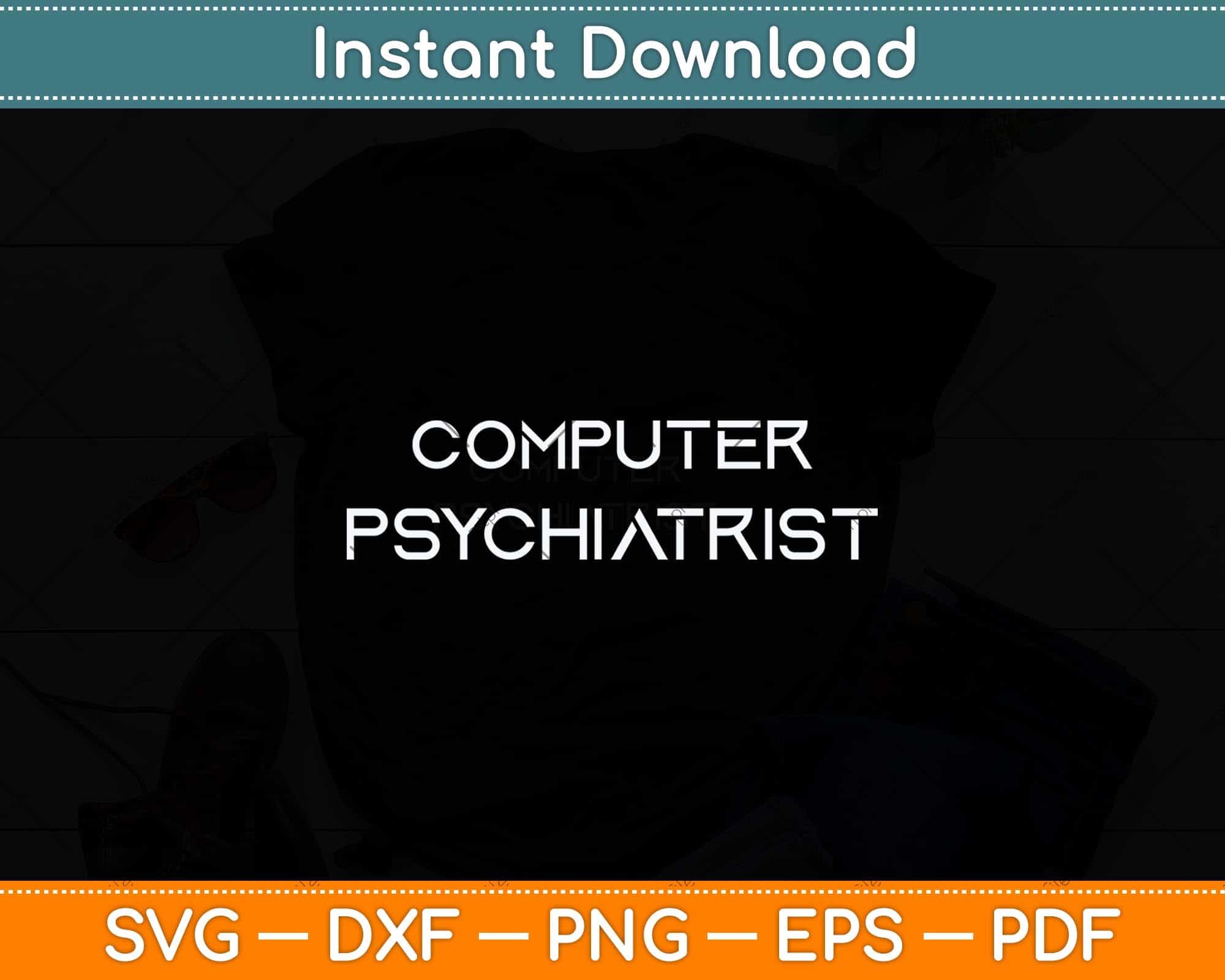Computer Psychiatrist Support Tech Laptop Repair Svg Cutting File ...