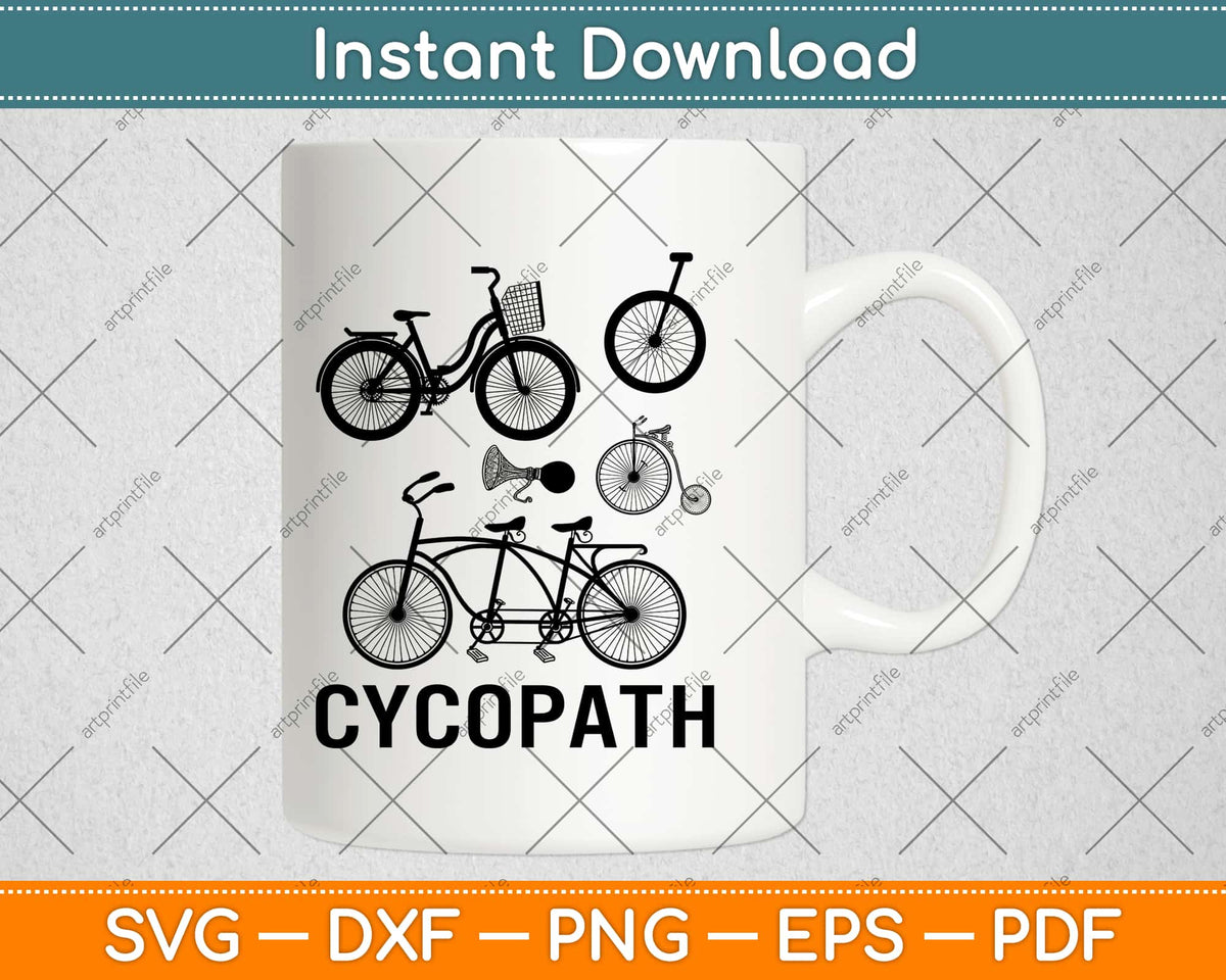 Cycopath Father's Day Svg Png Dxf Digital Cutting File Instant Download ...