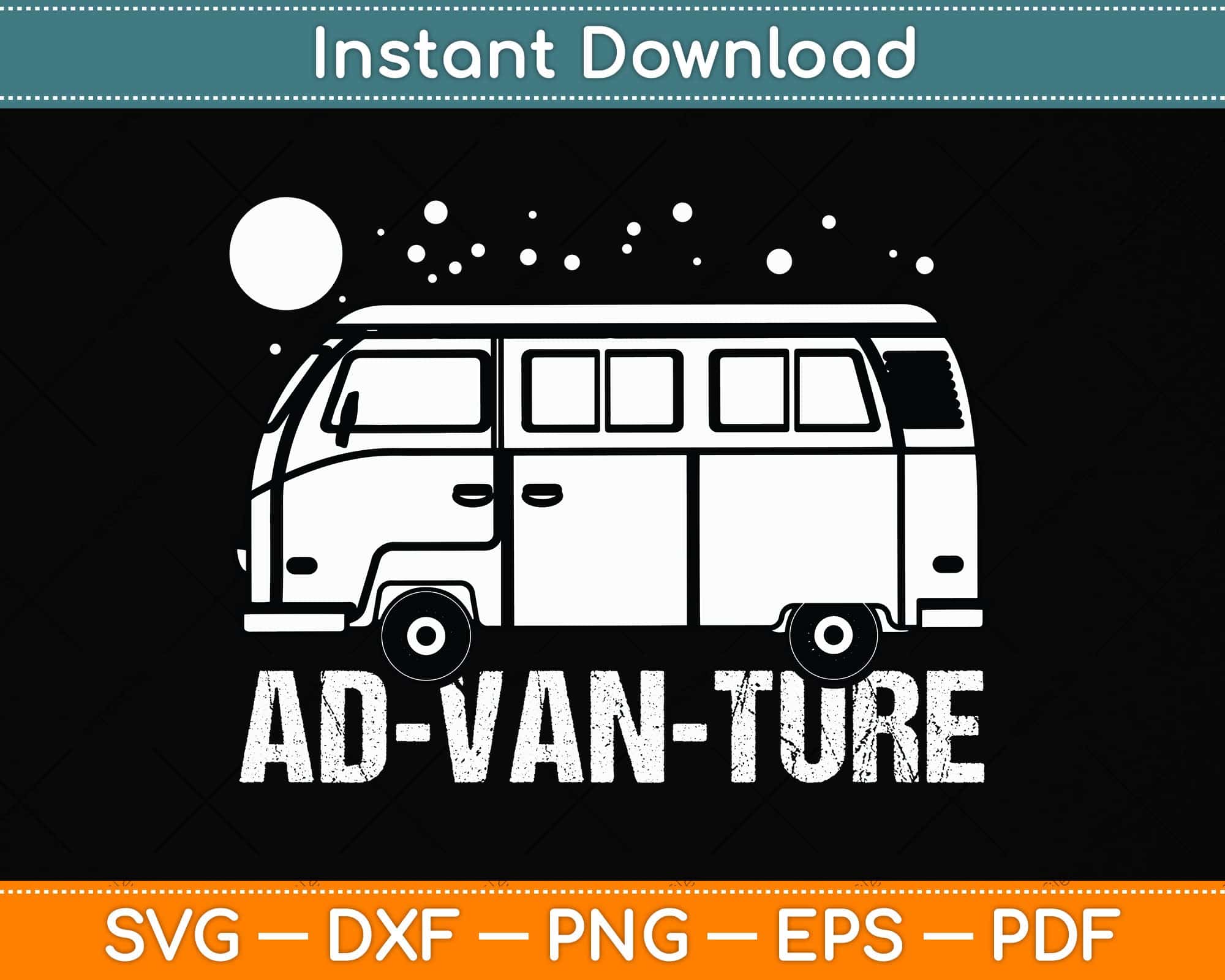 Funny Camper Van Life - Vanlife Ad-Van-Ture Svg Cutting File – artprintfile