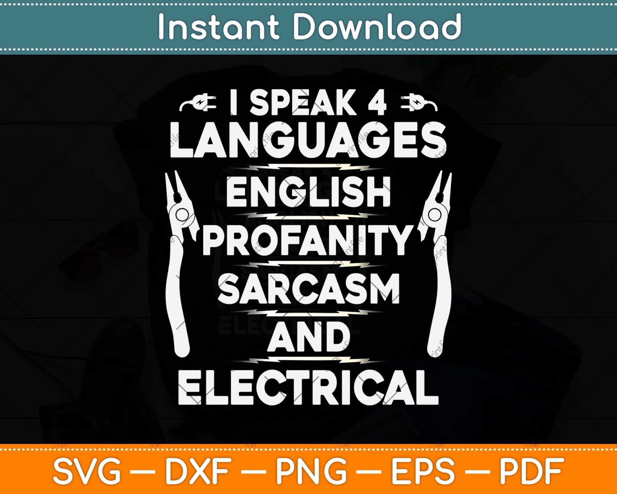 Funny Electrician Art Electrical Engineer Svg Cutting File – artprintfile