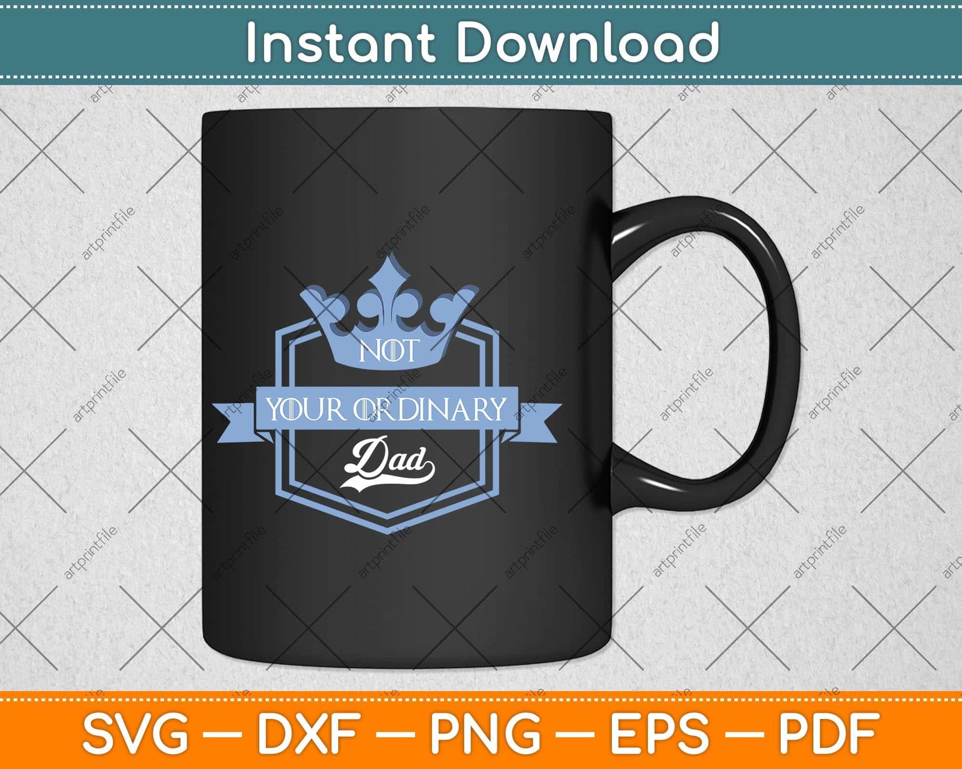 Funny Father's Day Parents Not Your Ordinary Dad Father Svg File ...