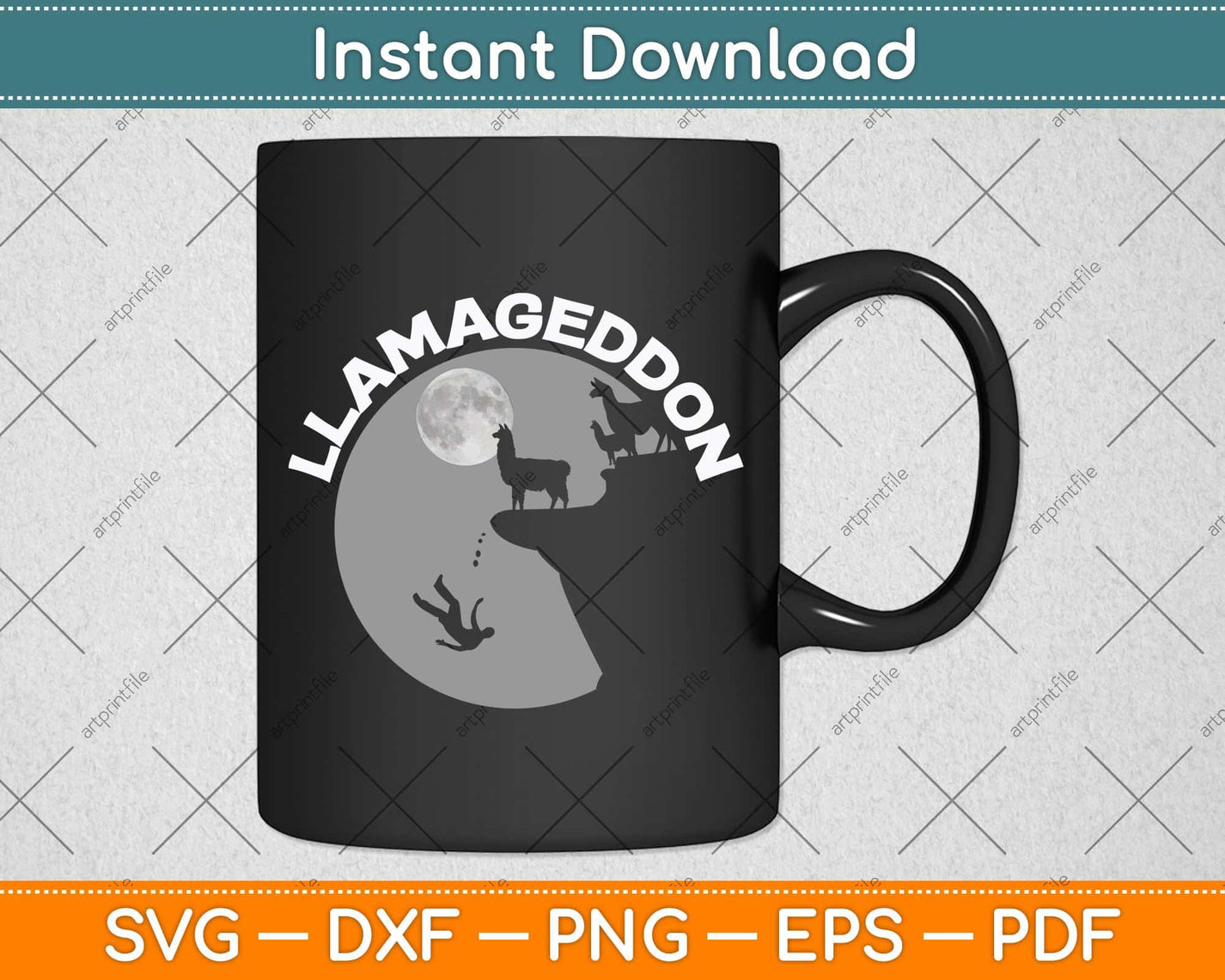 Funny Llamageddon Llama Barnyard Lovers Svg Cutting File – artprintfile