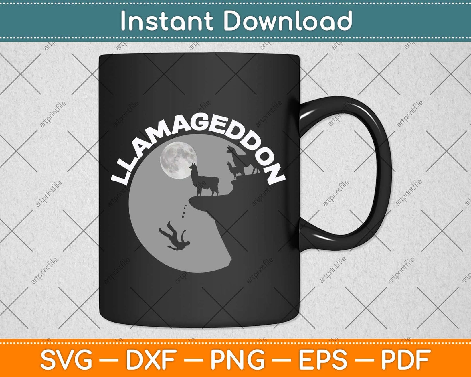 Funny Llamageddon Llama Barnyard Lovers Svg Cutting File – artprintfile