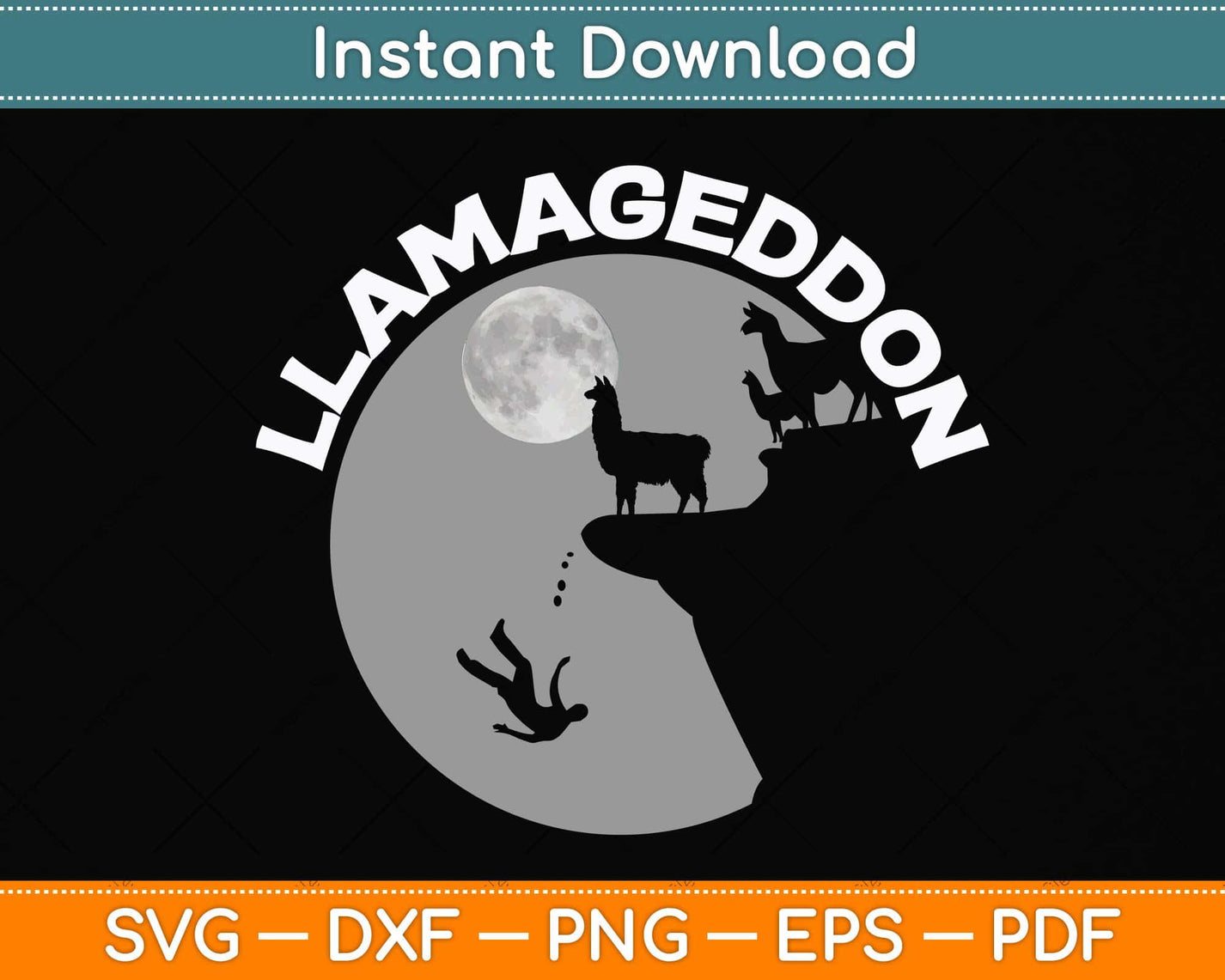 Funny Llamageddon Llama Barnyard Lovers Svg Cutting File – artprintfile