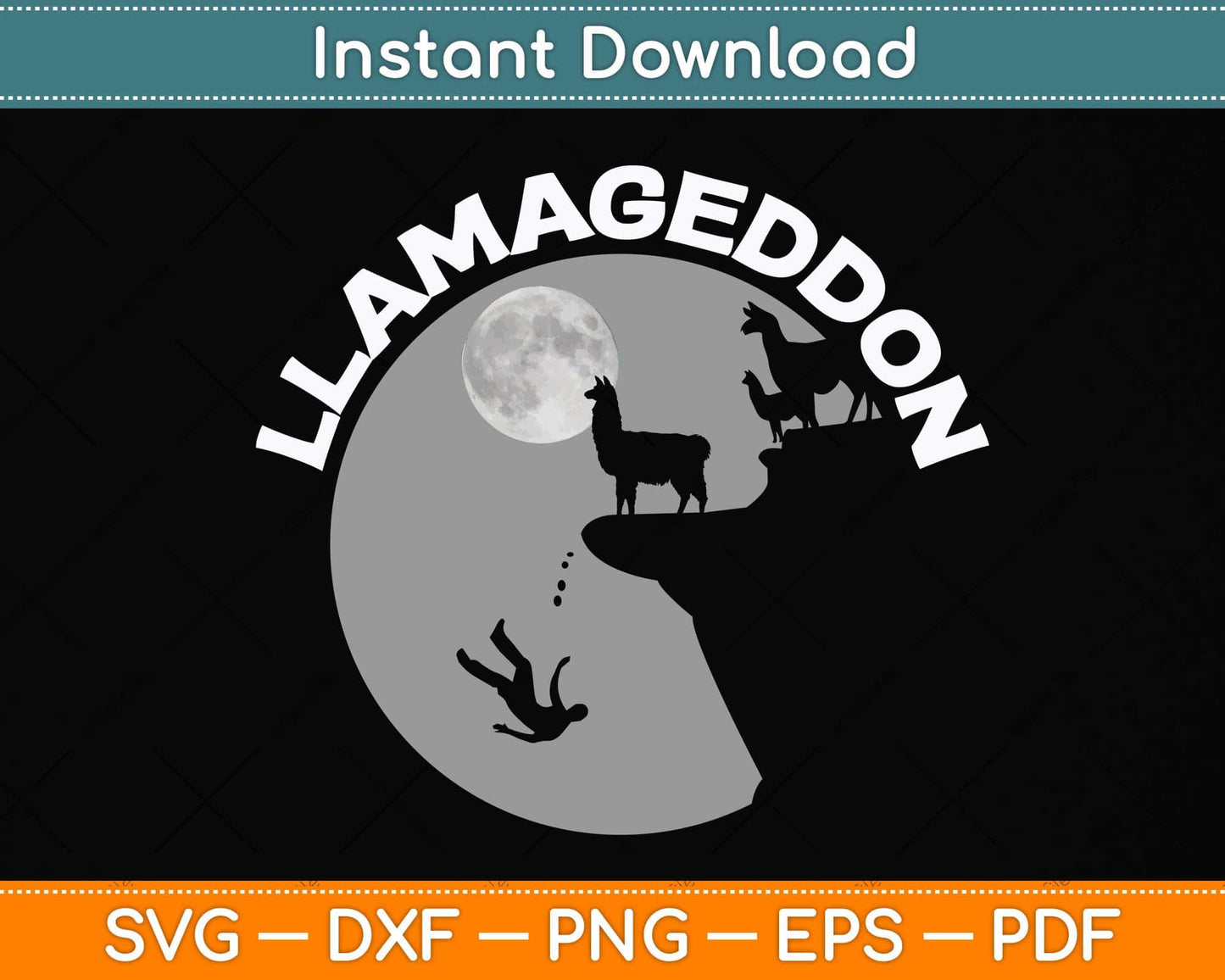 Funny Llamageddon Llama Barnyard Lovers Svg Cutting File – artprintfile