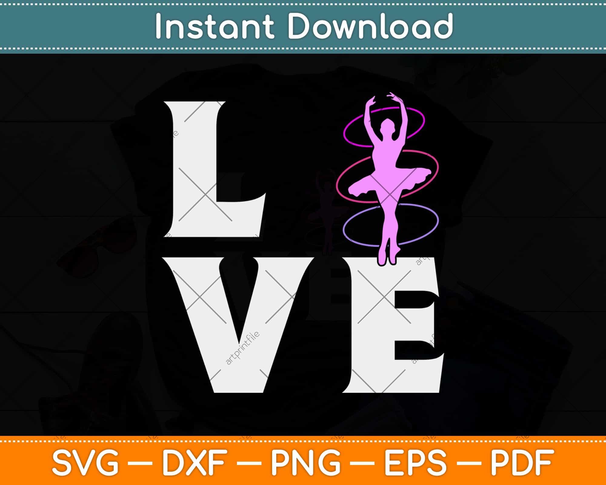 Hula Hoop Dancing Love Hooper Dance Hooping Dancer Svg Cutting File ...