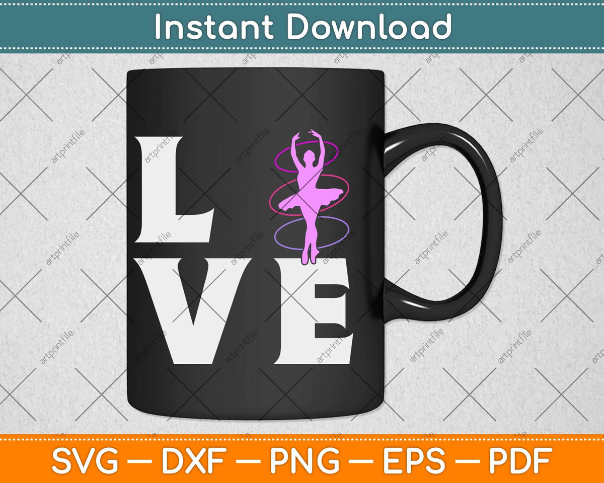 Hula Hoop Dancing Love Hooper Dance Hooping Dancer Svg Cutting File ...